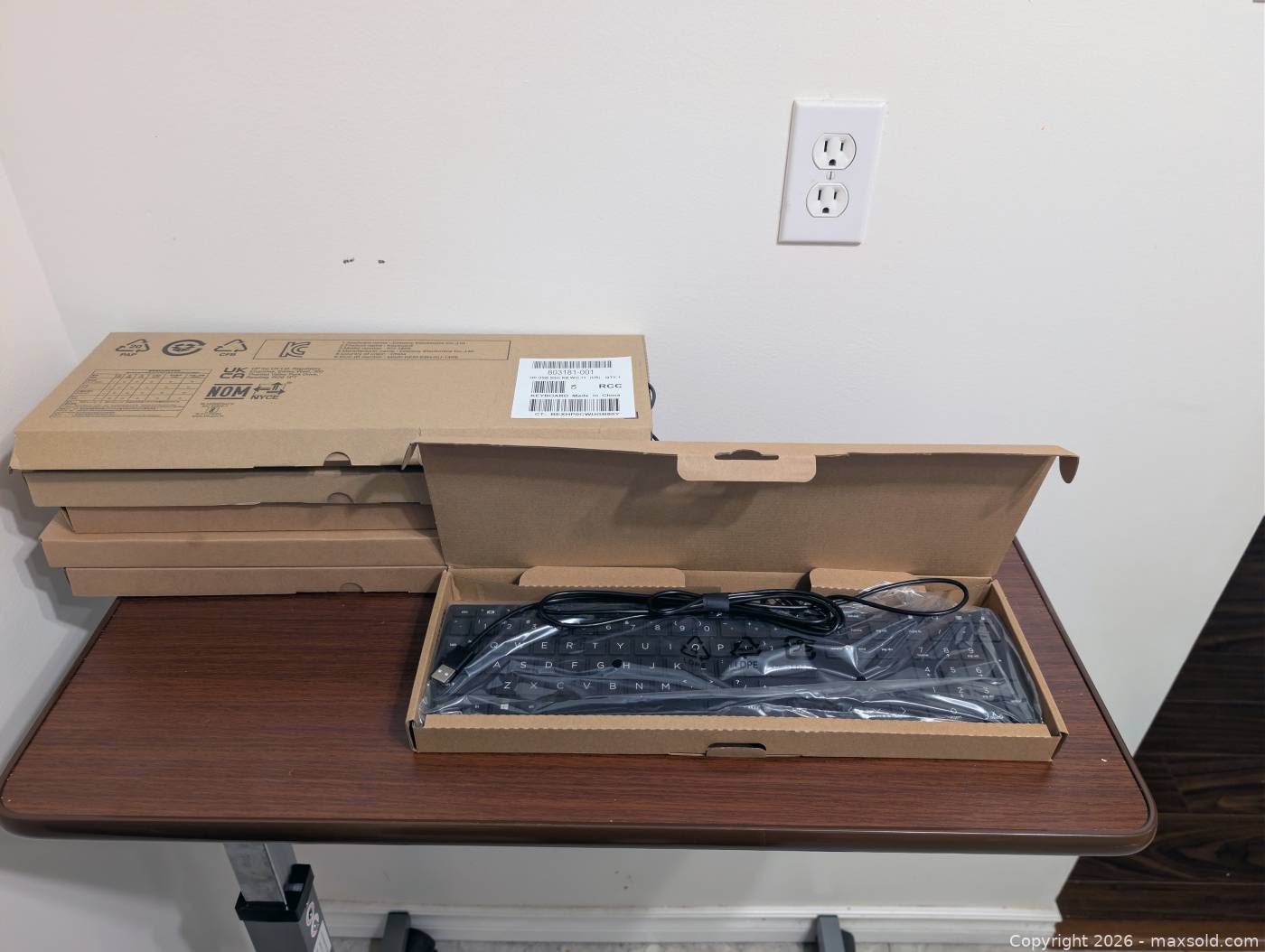 HP 803181-001 USB Slim Keyboards, 6 | Maxsold