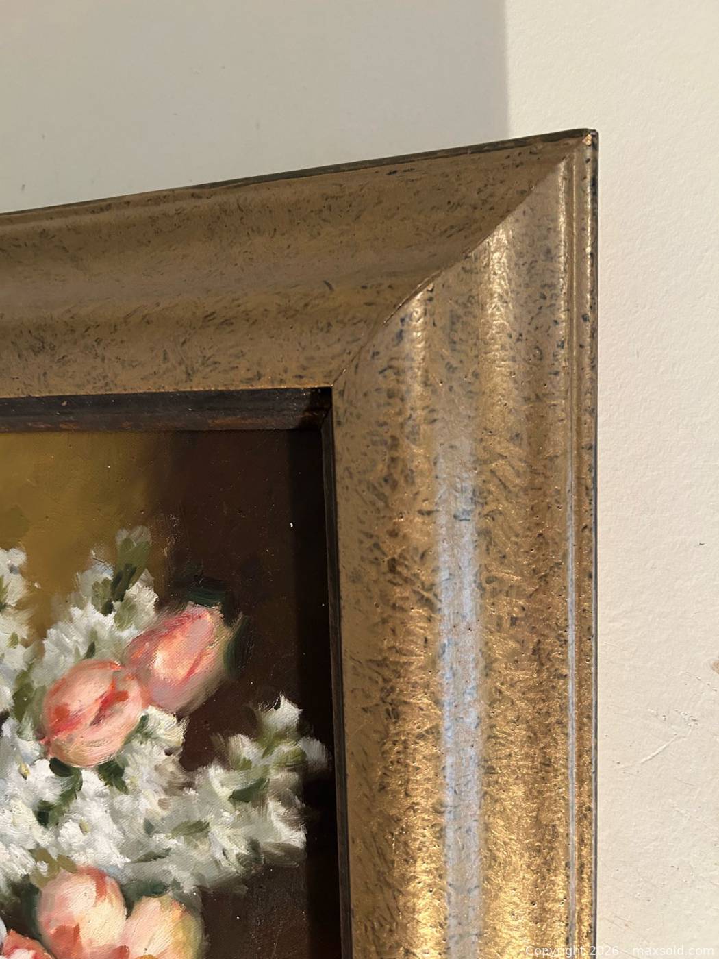 Framed Floral Still Life Oil Painting | Maxsold