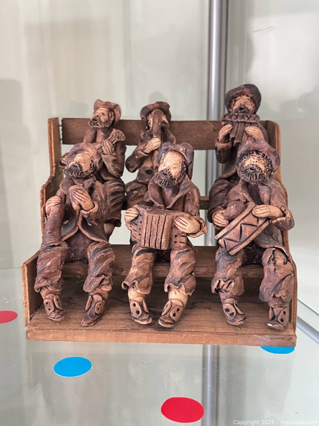 Wood Musicians, Ceramic Figure, Metal Compote, Terracotta Bust | Maxsold