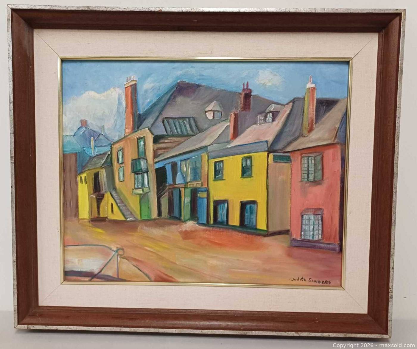Original oil painting signed Judith Sanders | Maxsold