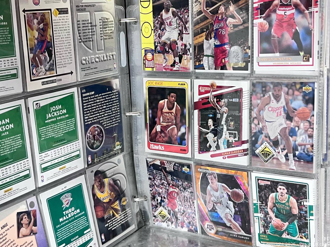 Basketball card binder with Michael Jordan | Maxsold