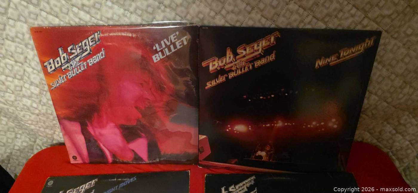 Bob Seger LP Record Albums Set of 5 | Maxsold