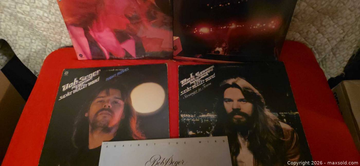 Bob Seger LP Record Albums Set of 5 | Maxsold