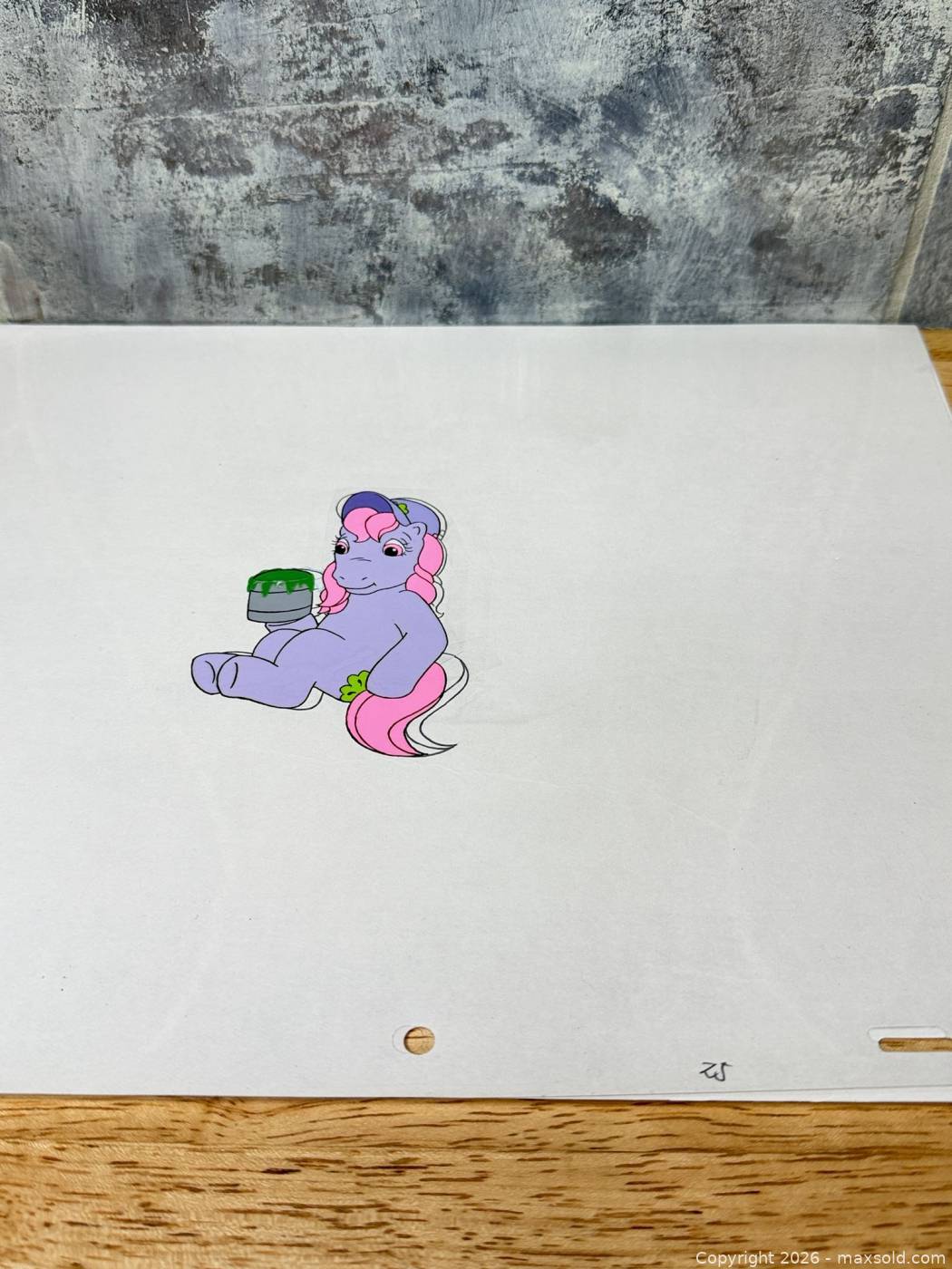 1980s My Little Pony animation cel sheet | Maxsold