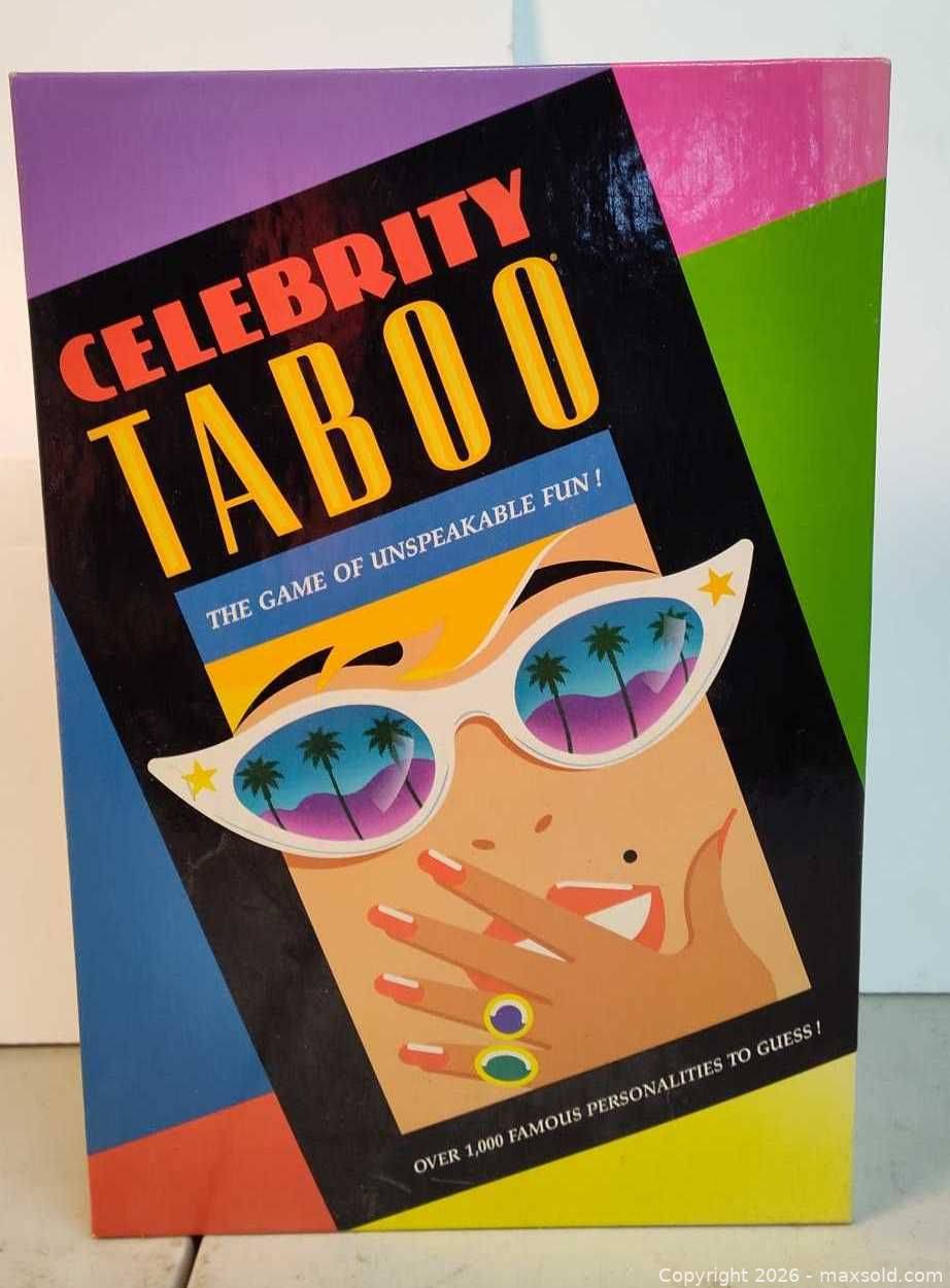 1991 Celebrity Taboo board game | Maxsold