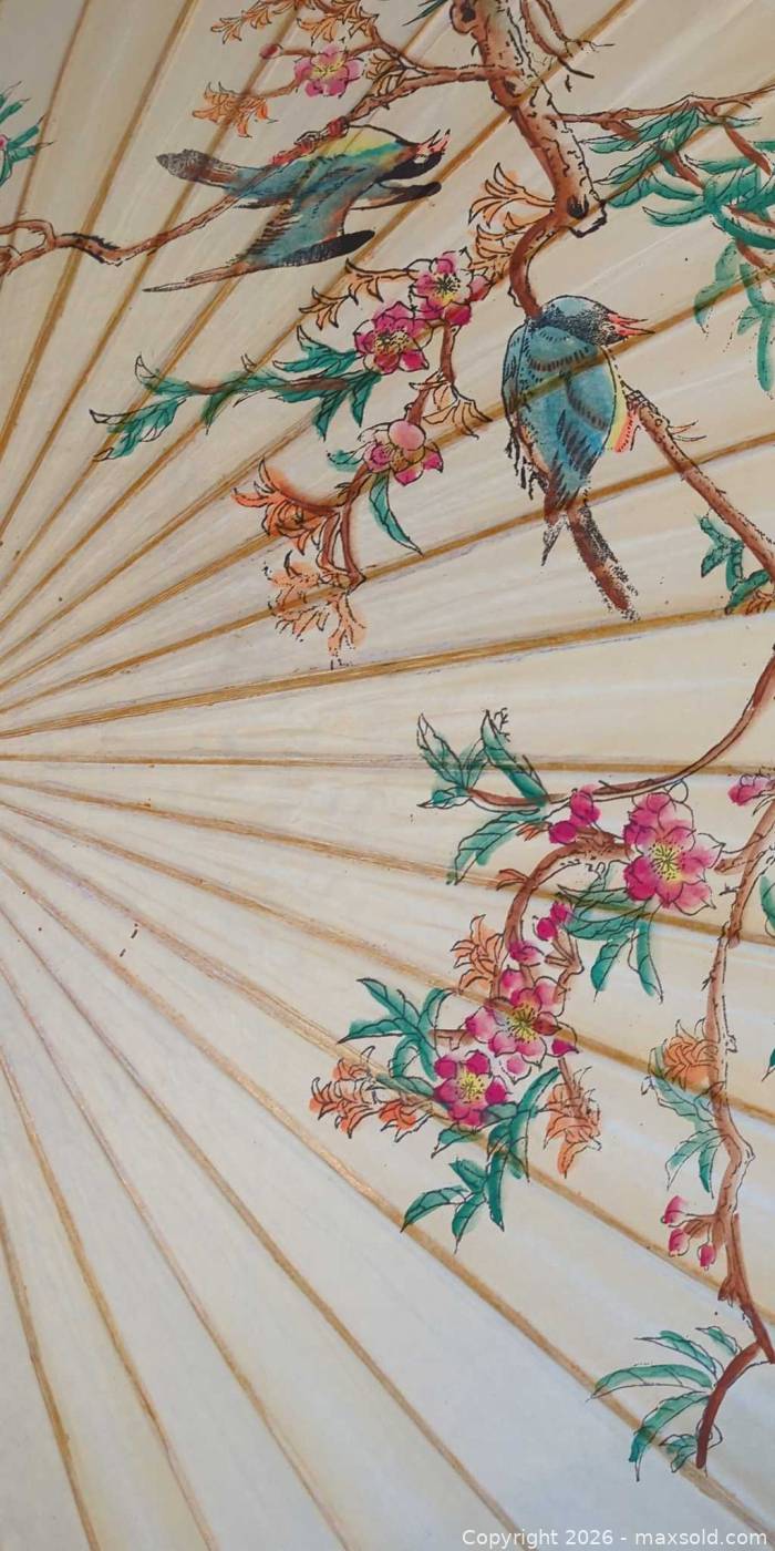Hand-Painted Paper Decorative Parasols | Maxsold