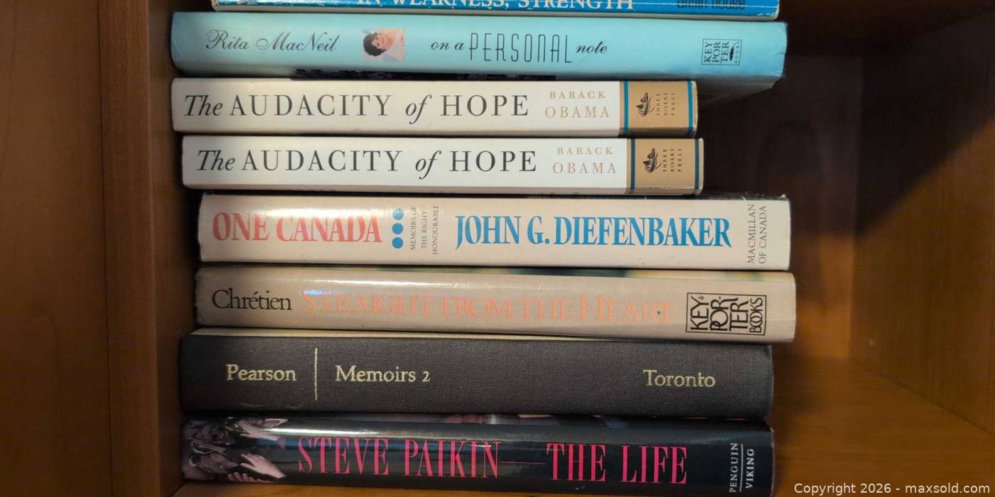 19 biography and reference books | Maxsold