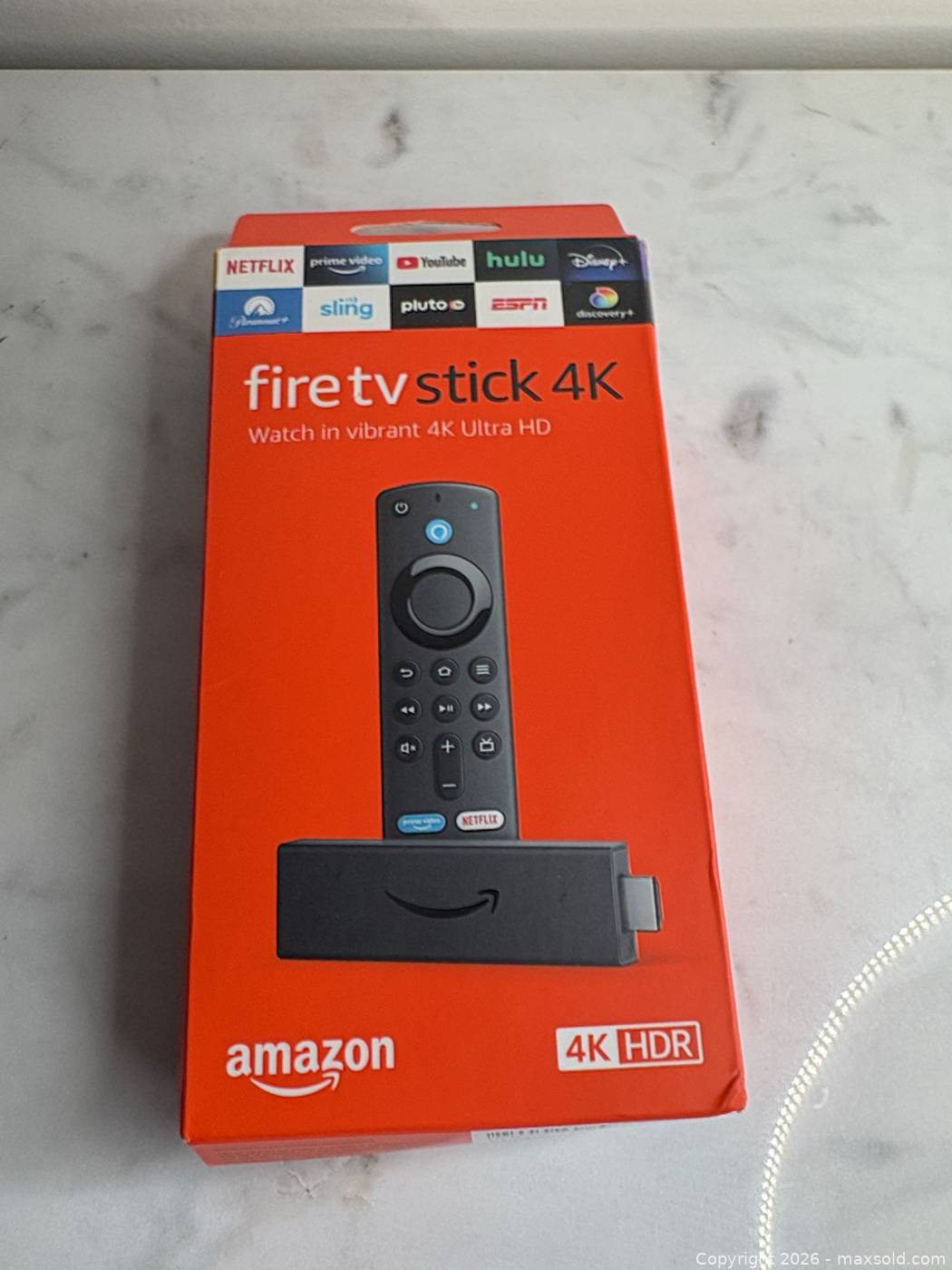 Amazon Fire TV Stick 4K with Alexa Voice Remote 3rd Gen | Maxsold
