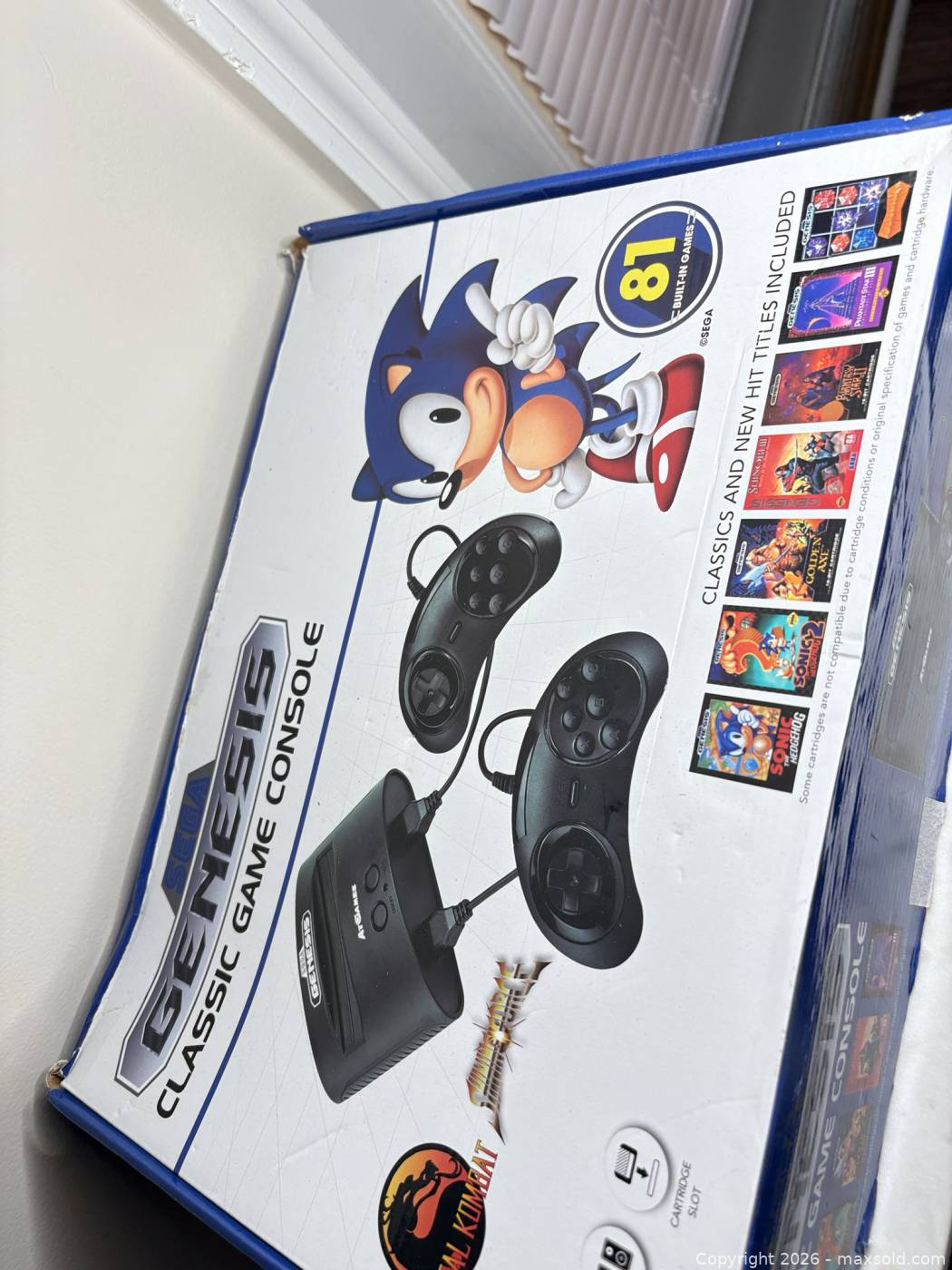 AtGames Sega Genesis Classic Game Console, 81 Built-In Games | Maxsold