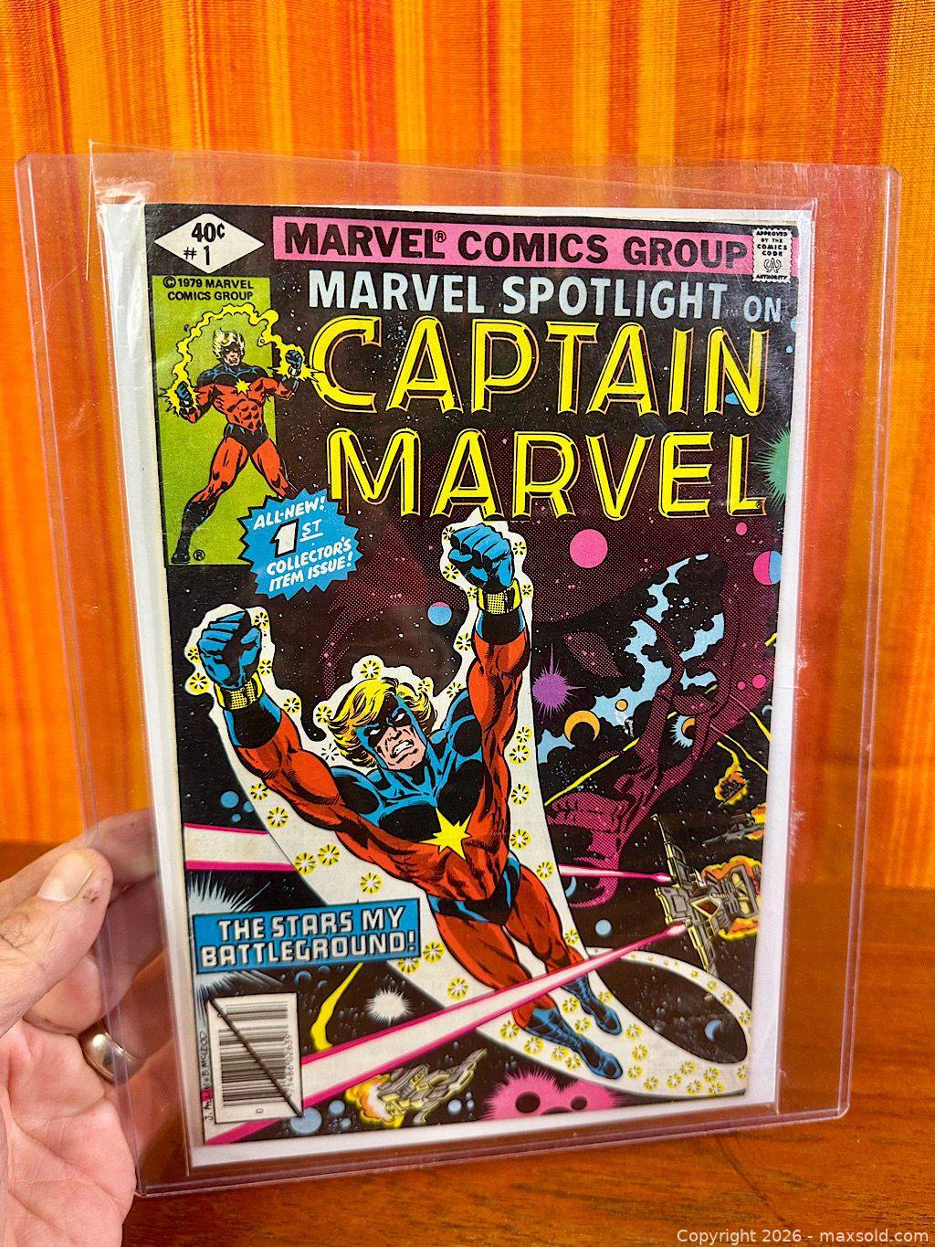 Marvel Spotlight on Captain Marvel #1 comic book | Maxsold