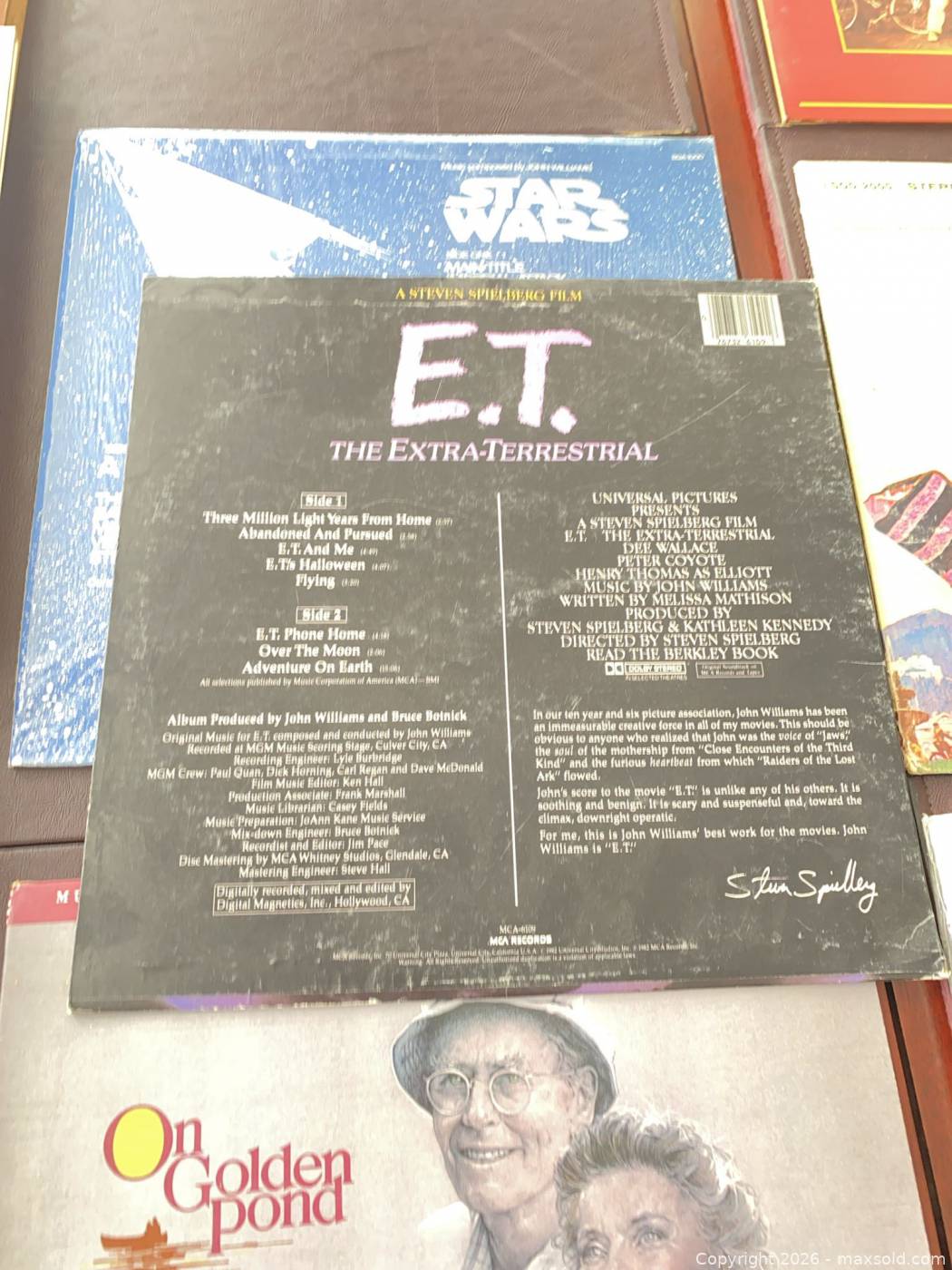 8 Vintage Movie Soundtrack Vinyl Records | Maxsold