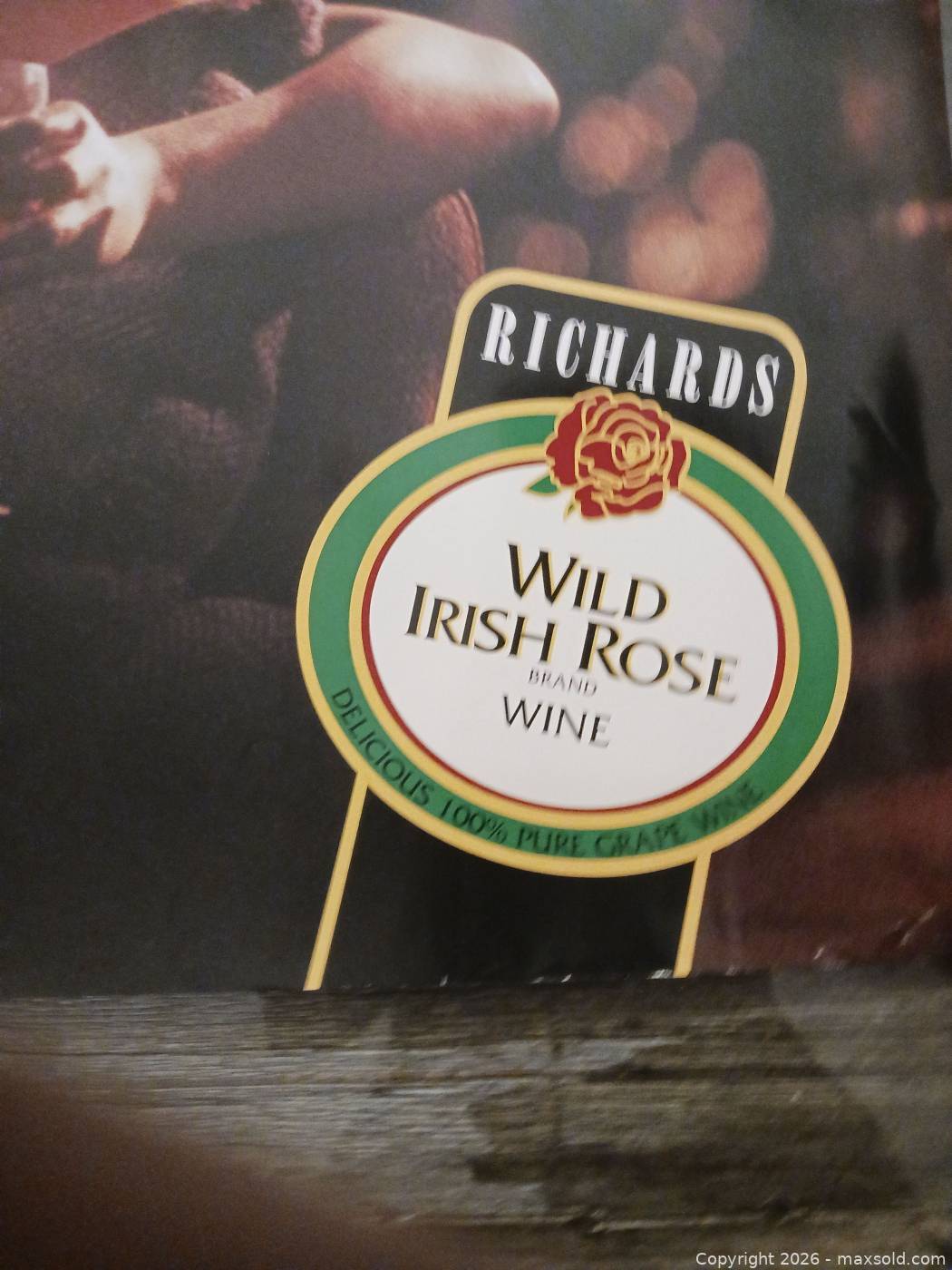 Wild Irish Rose "Forever Wild" advertising poster 18" x 24" | Maxsold
