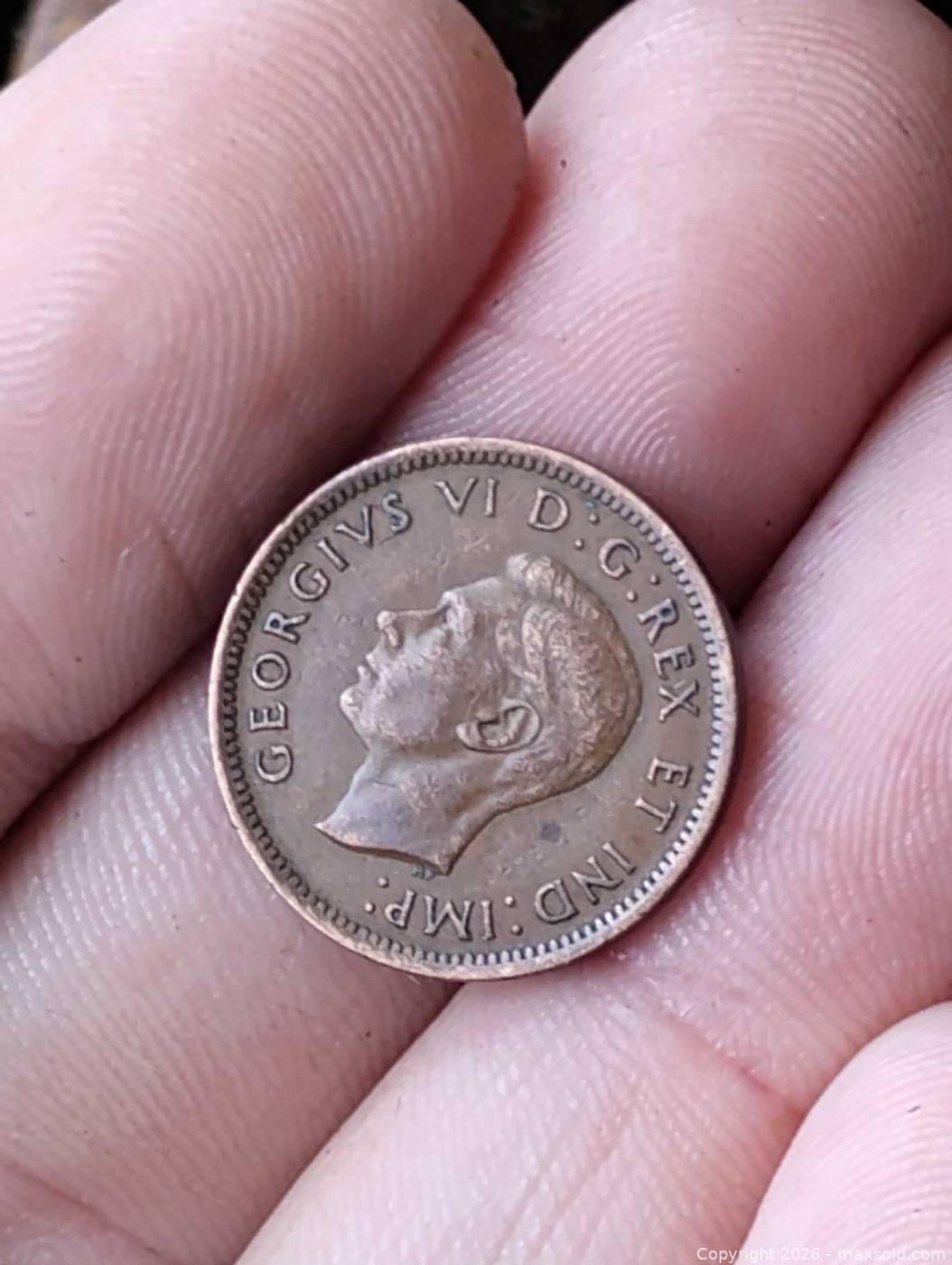 1939 Canadian 1 cent coin | Maxsold