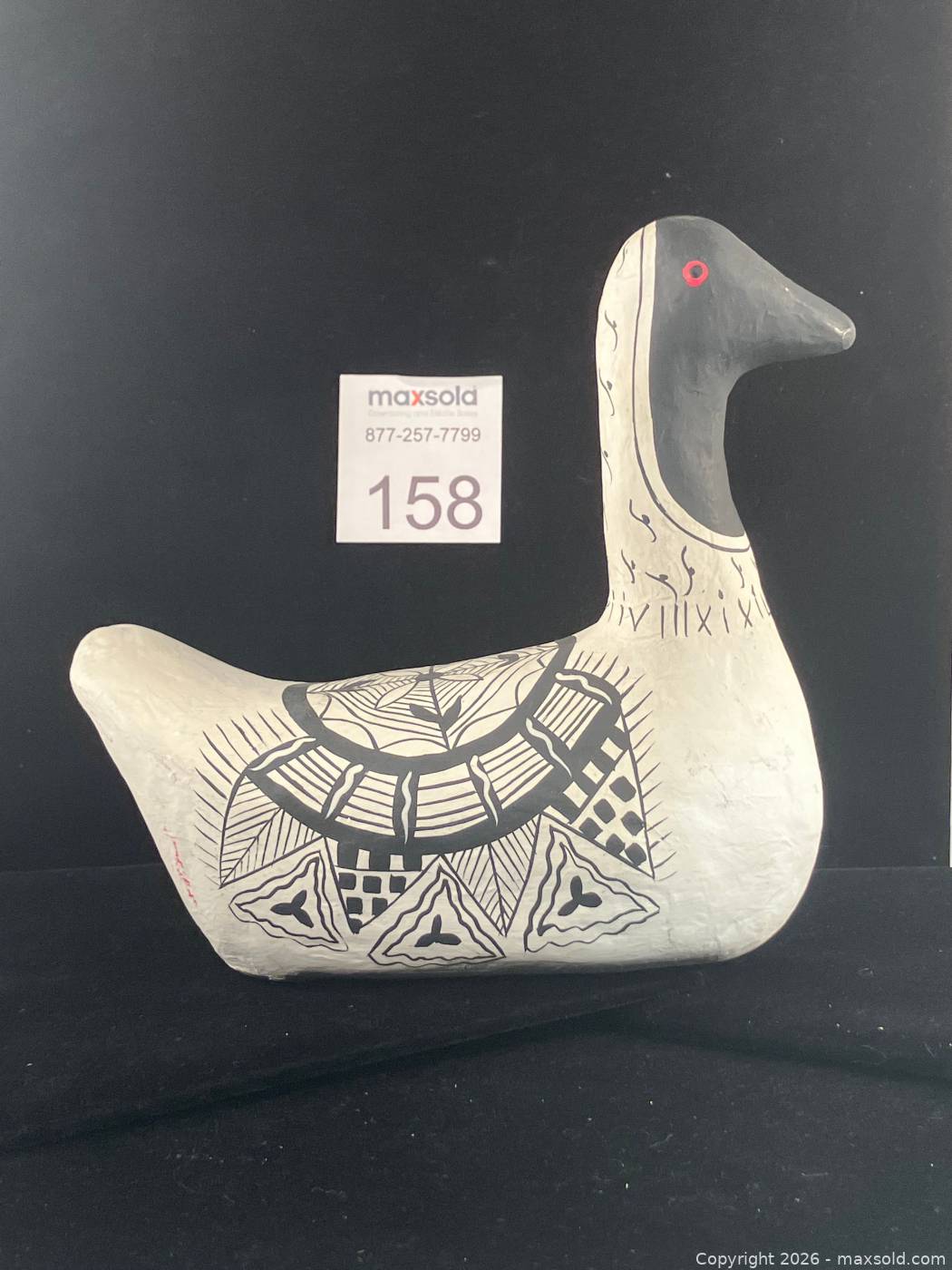 Tutu Nene Goose Paper Mache Sculpture | Maxsold