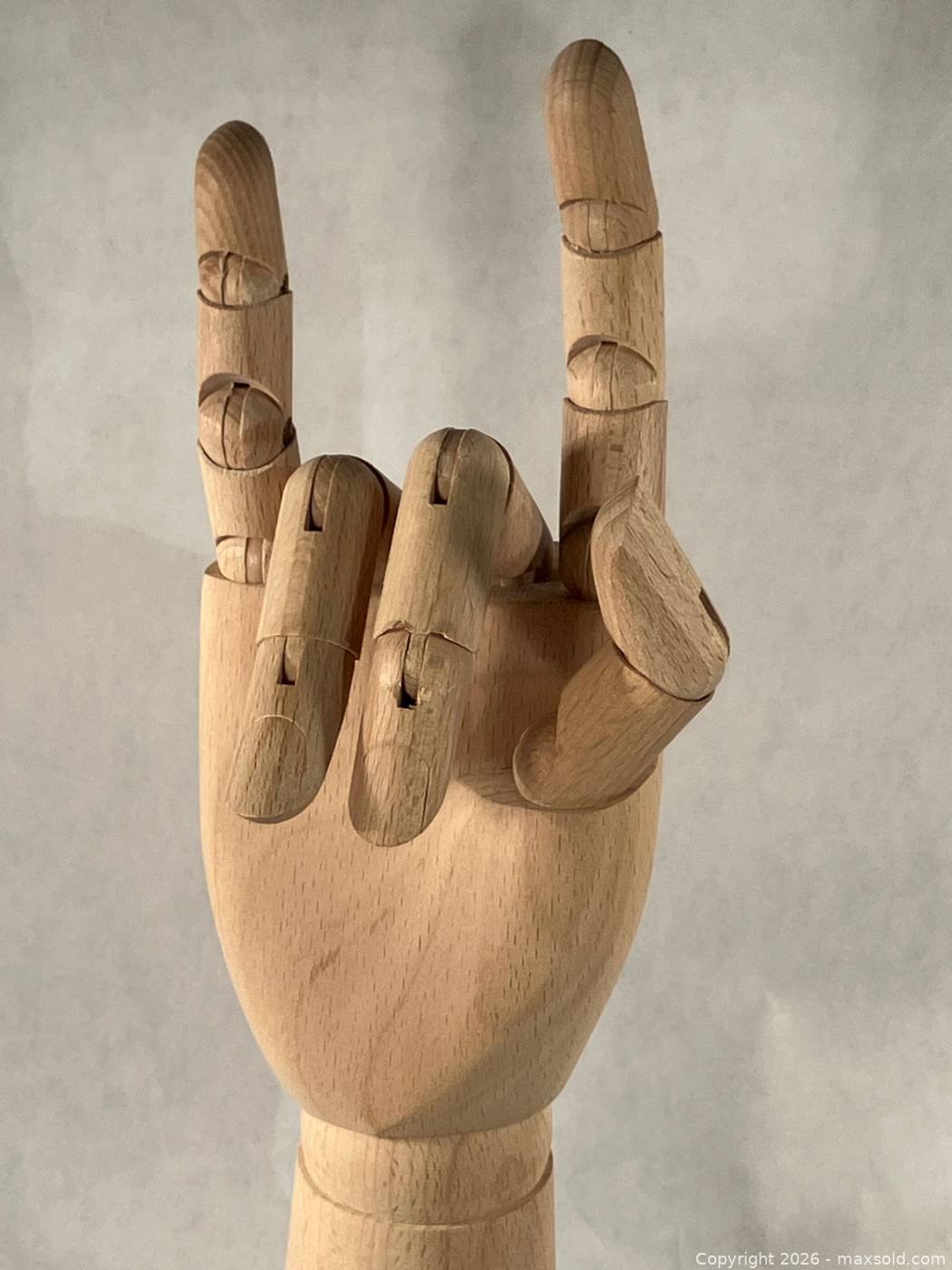 Wooden articulated hand model | Maxsold