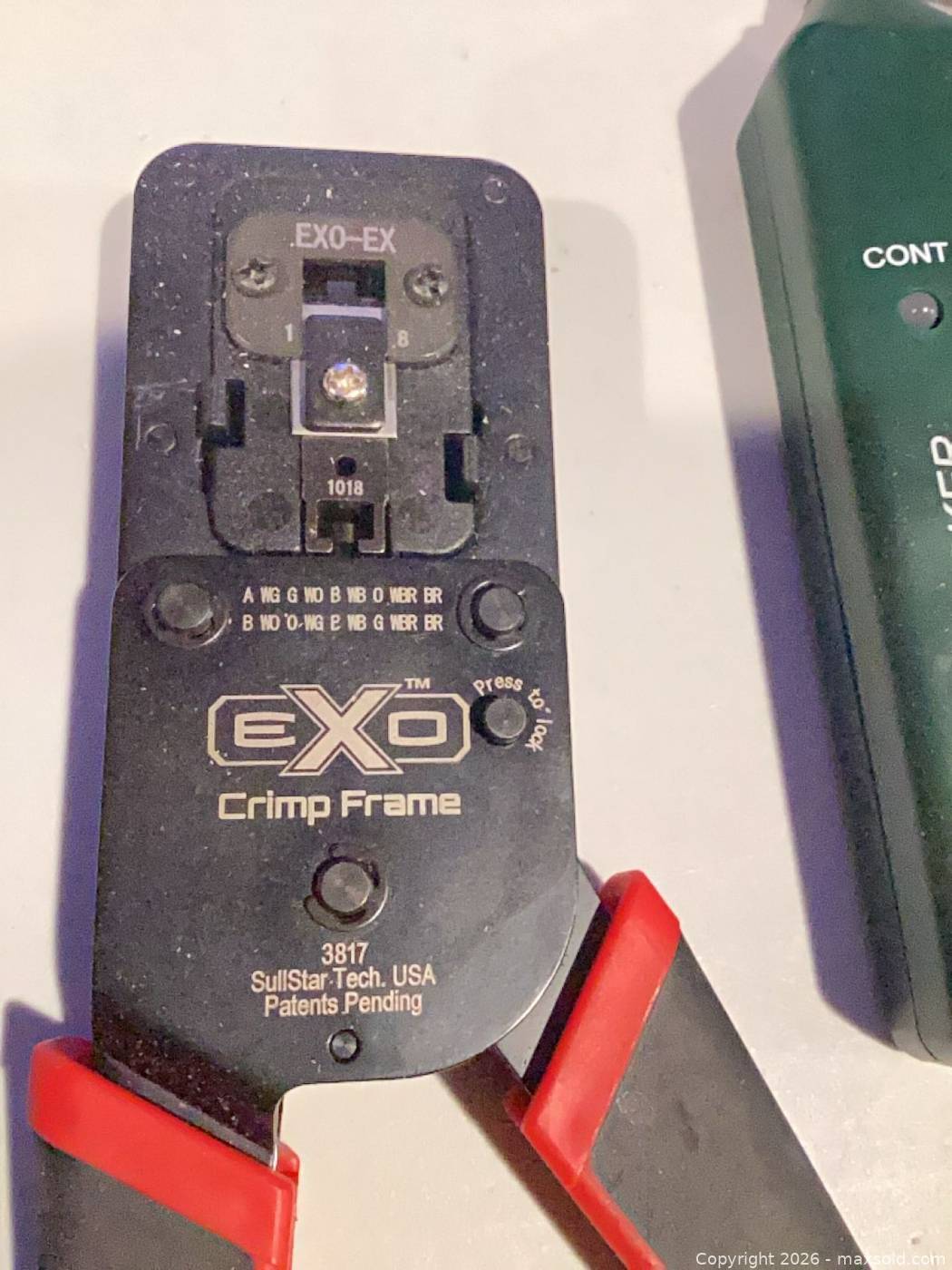EXO 3817 crimp frame, cable tracer, wire stripper | Maxsold