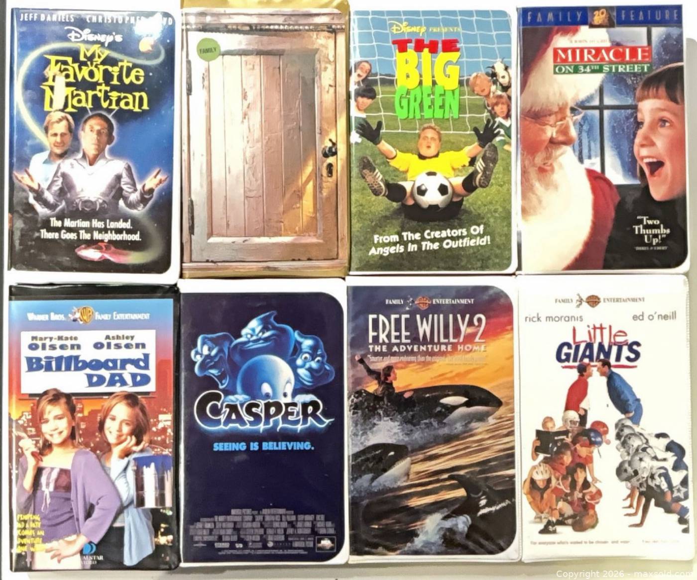 8 Family & Kids VHS tapes, NTSC | Maxsold
