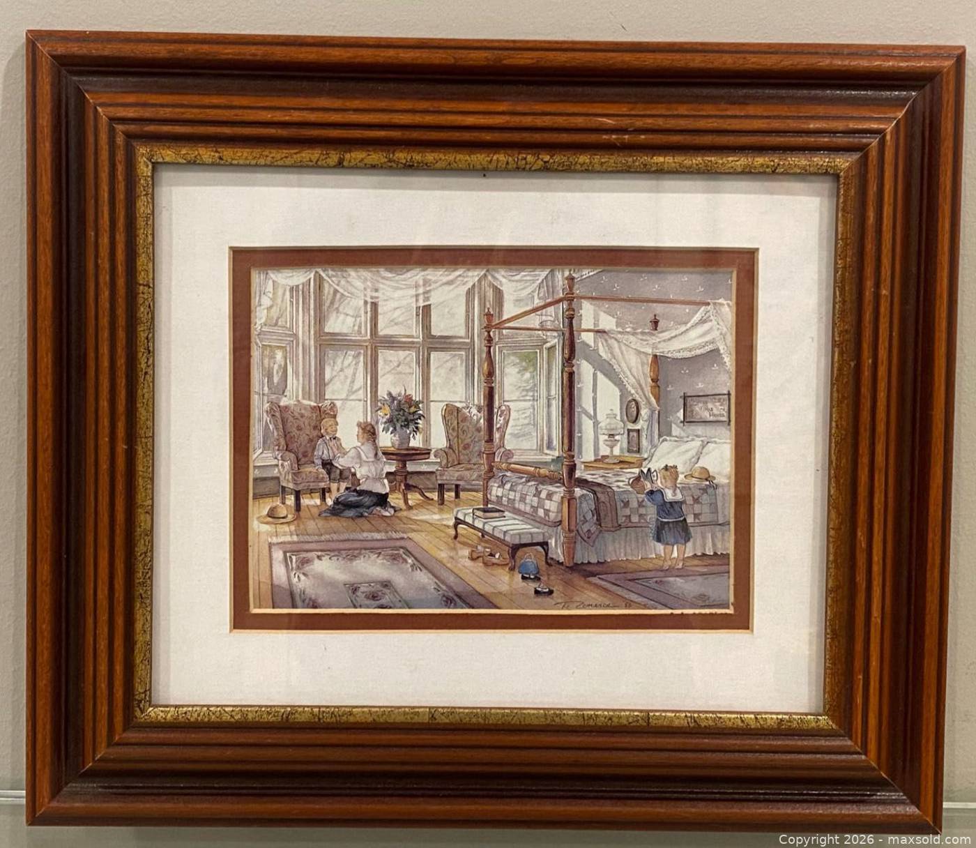 Trisha Romance framed print | Maxsold