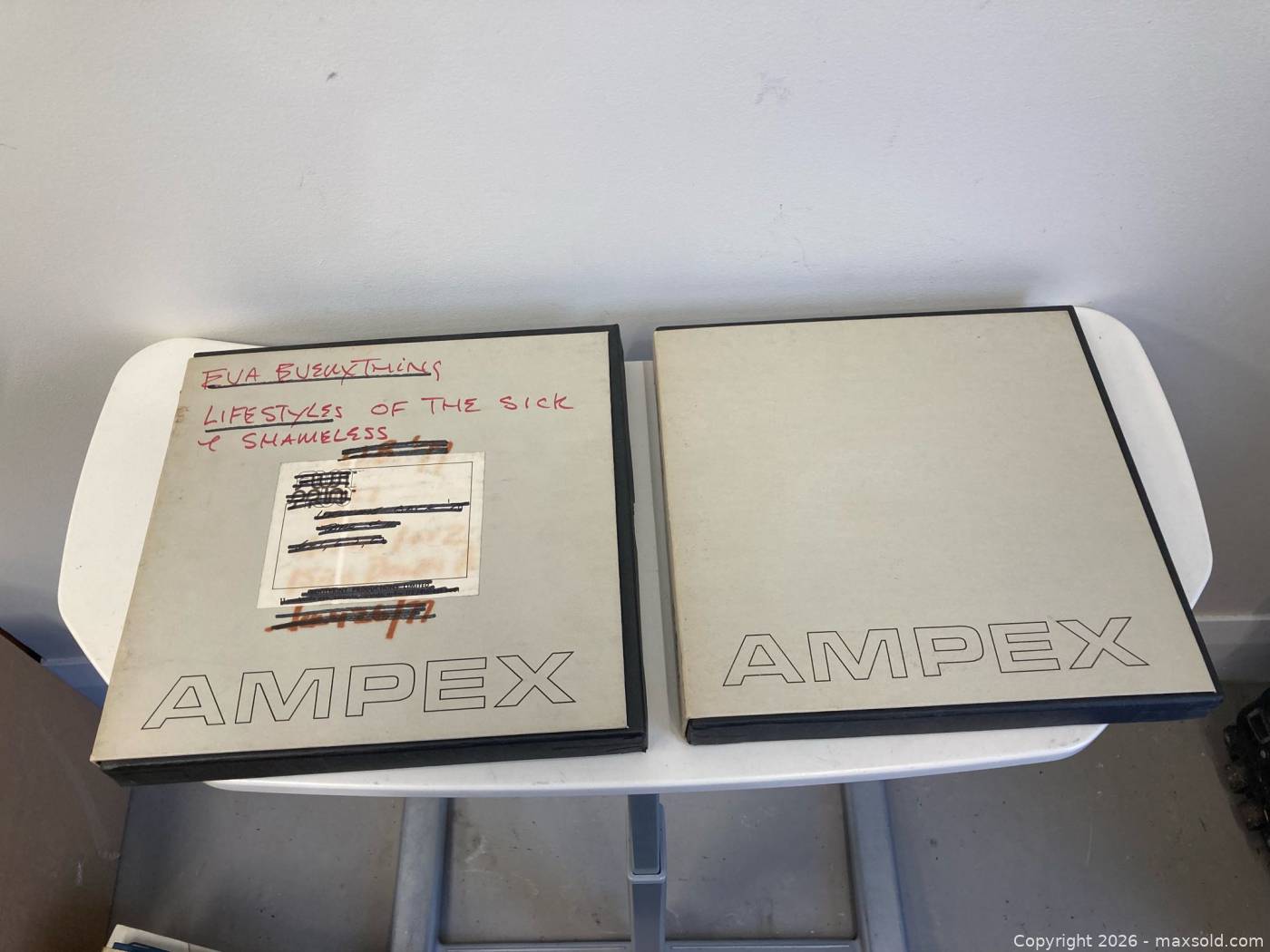 10 half-inch Ampex audio tapes | Maxsold