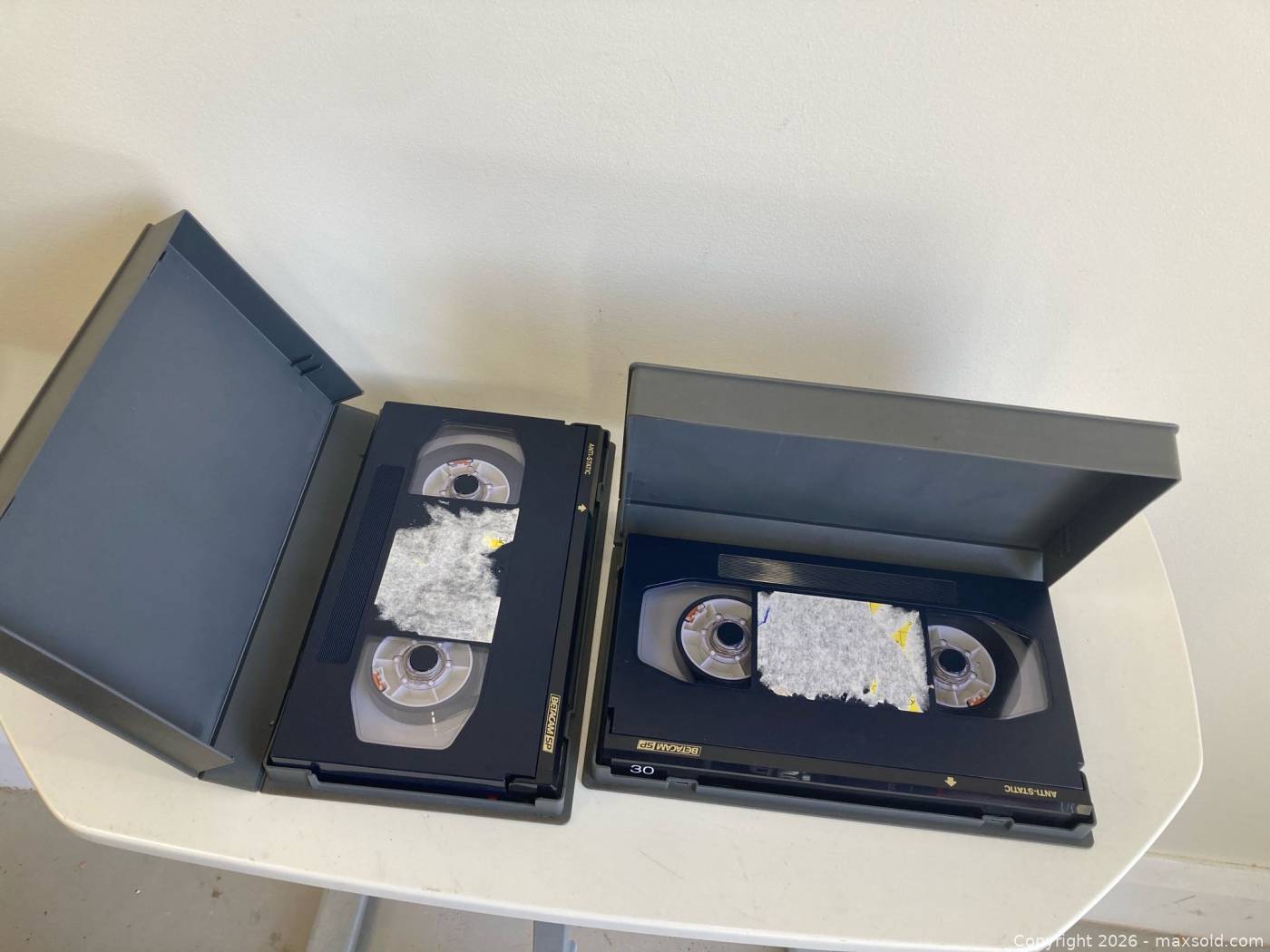 Used Sony Betacam SP Tapes & VHS Lot | Maxsold