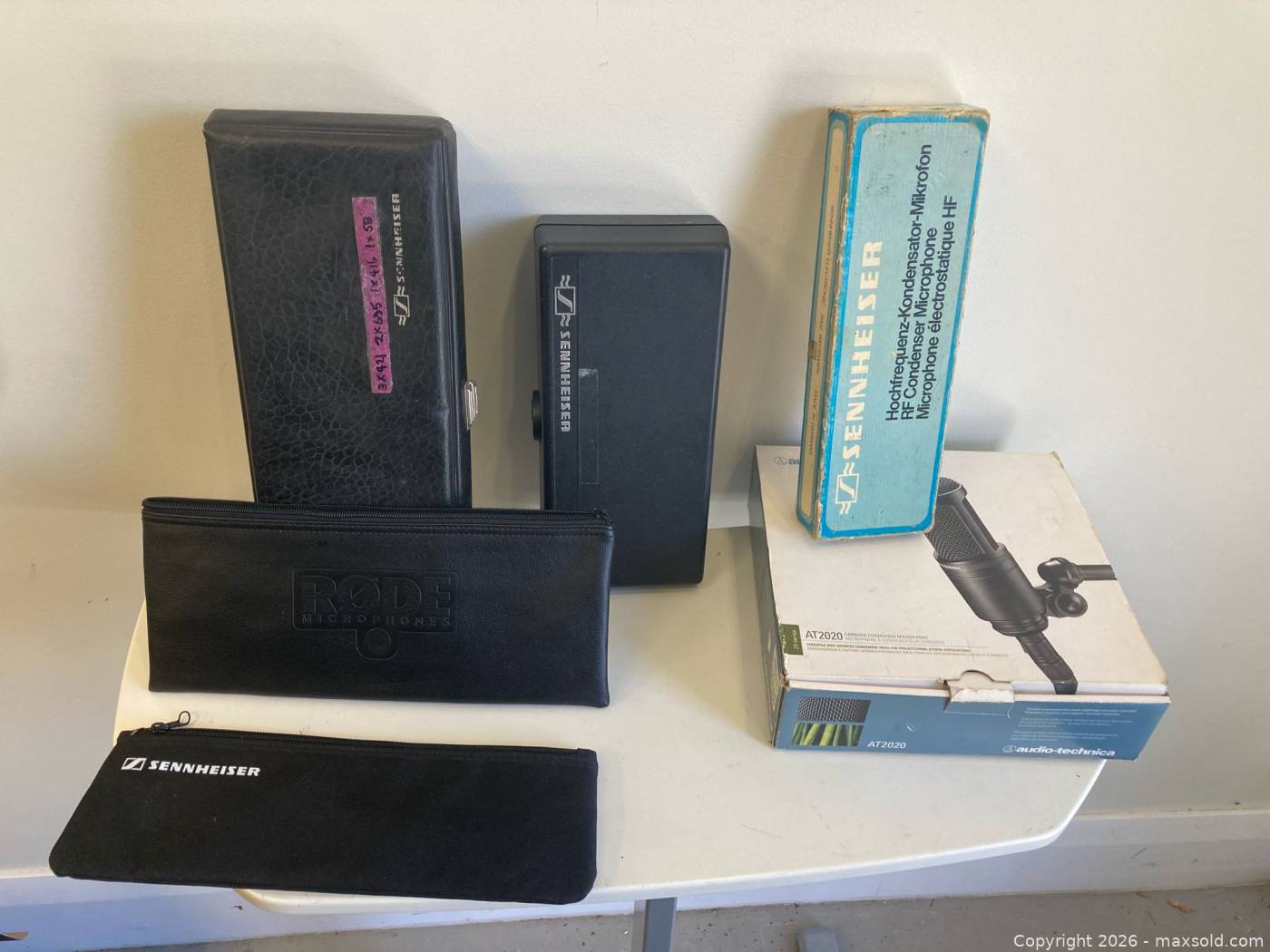 Sennheiser, Rode & Audio-Technica Mic Cases | Maxsold
