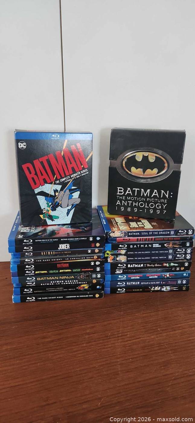 22 DC Batman Blu-ray movies & box sets | Maxsold