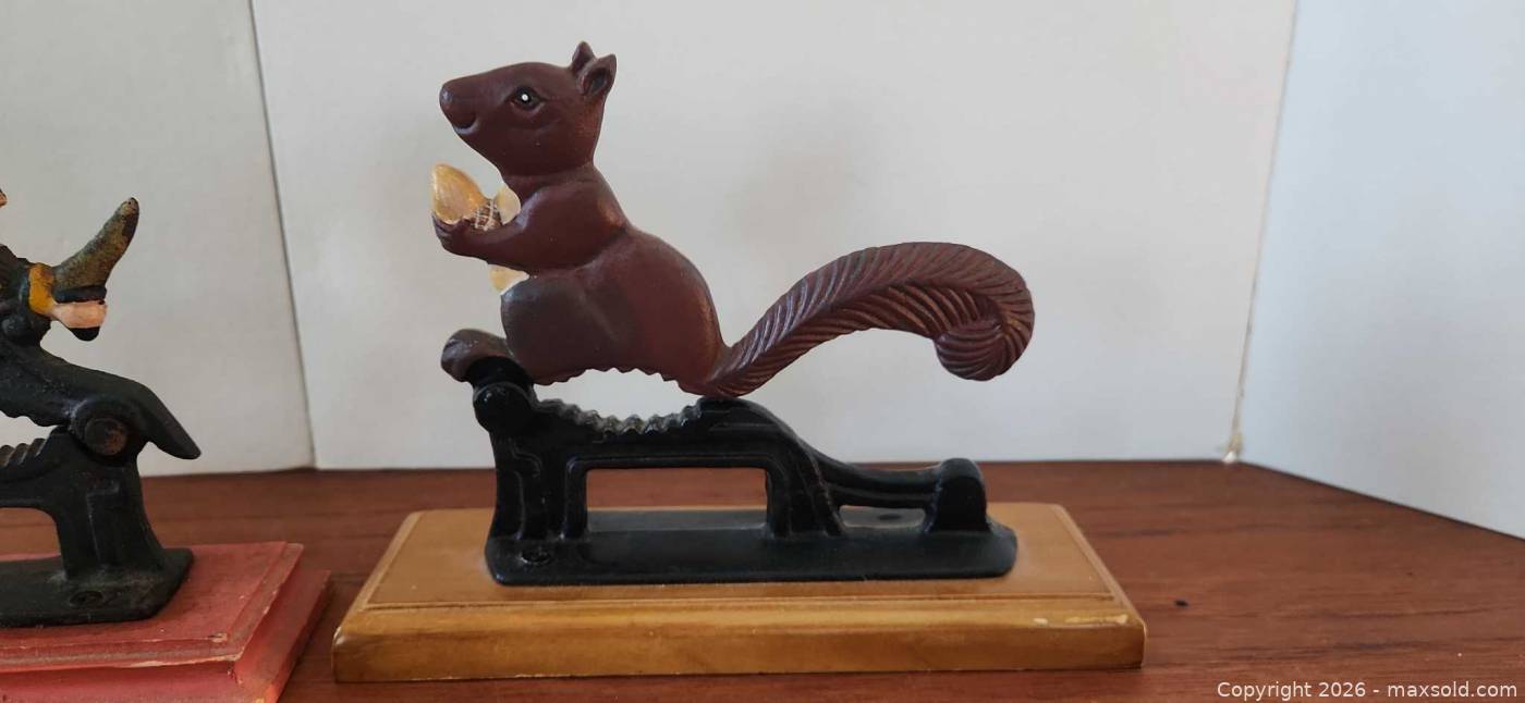 Two cast metal lever nutcrackers | Maxsold