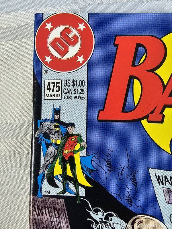 Batman #475 The Return of Scarface Part One (Mar 1992) | Maxsold