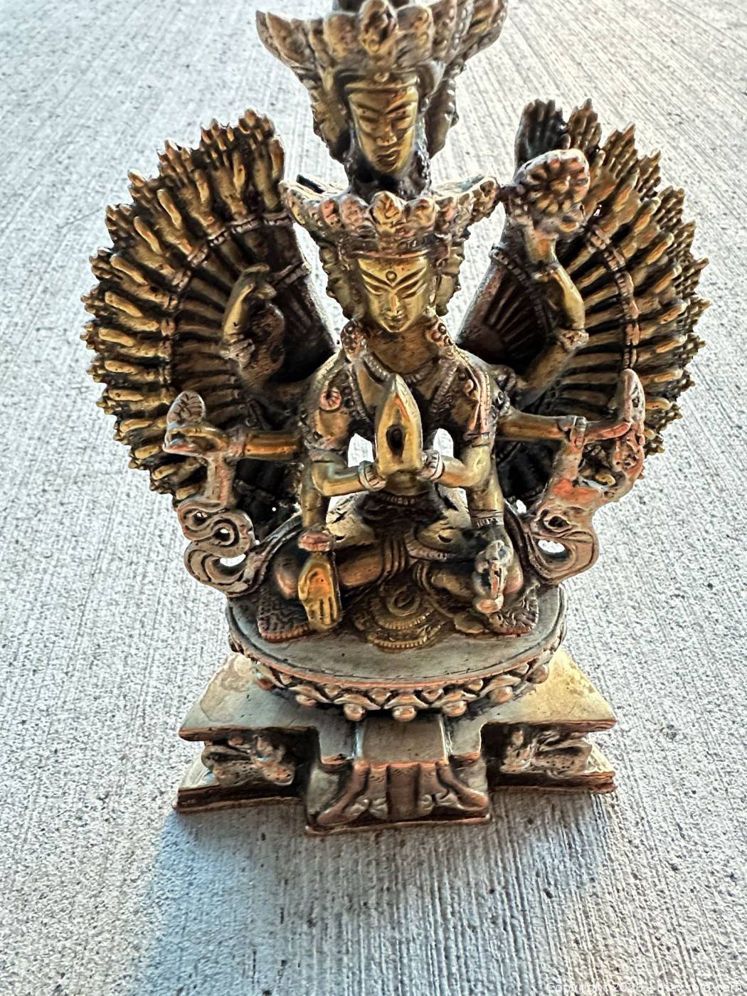 Cast Metal Multi-Headed Buddha Figurine | Maxsold