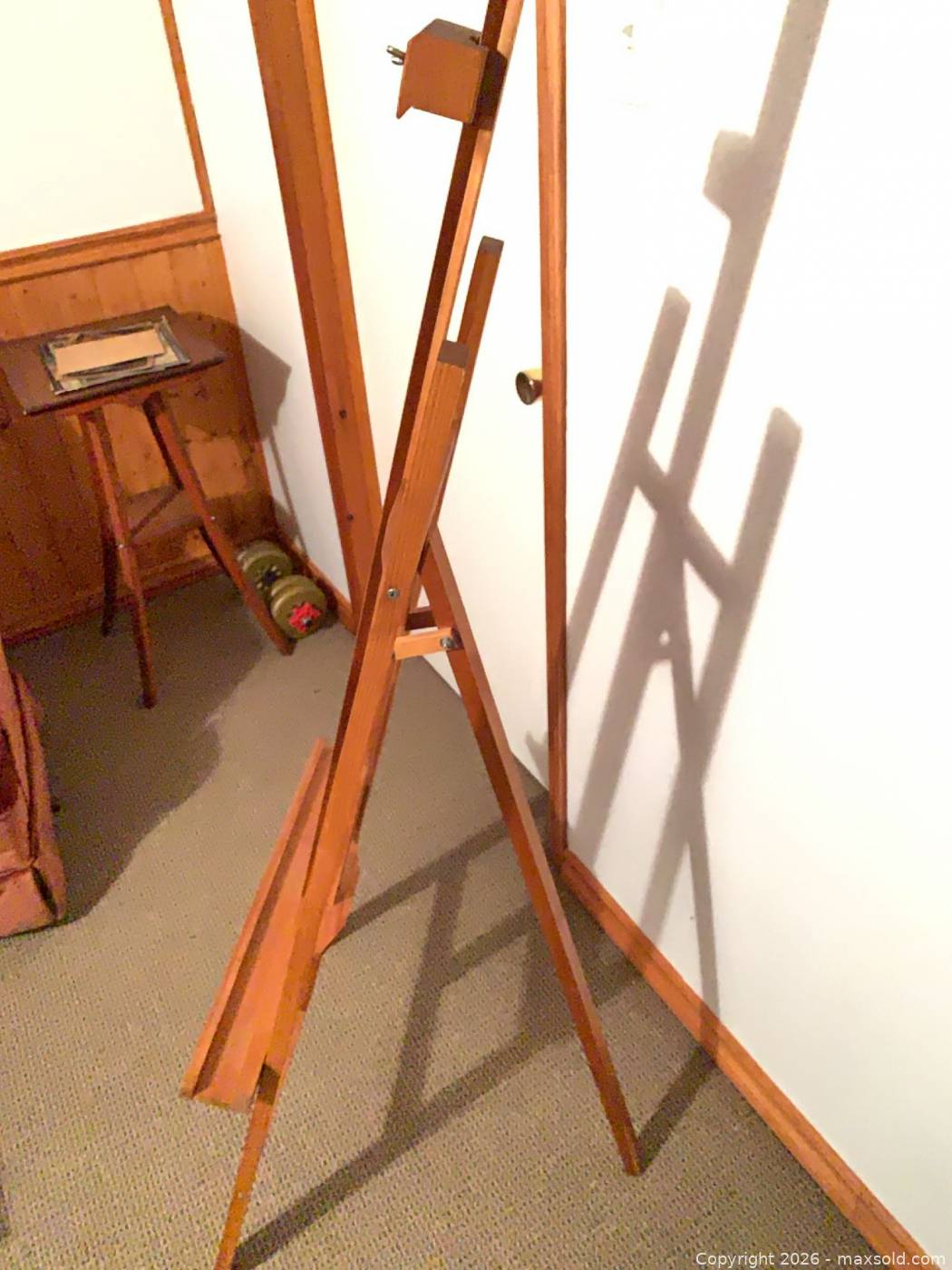 Pine A-frame Floor Easel | Maxsold