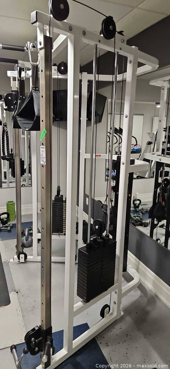 Power Body dual pulley functional trainer | Maxsold