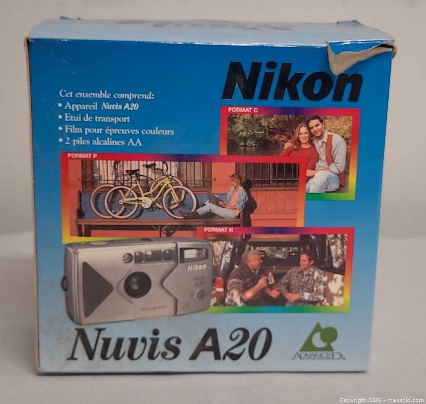 Nikon Nuvis A20 APS Film Camera with Box | Maxsold