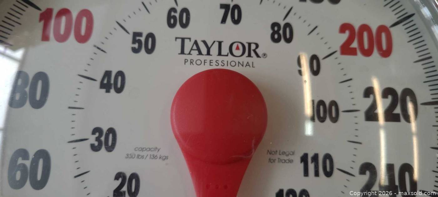 Taylor analog mechanical bathroom scale | Maxsold