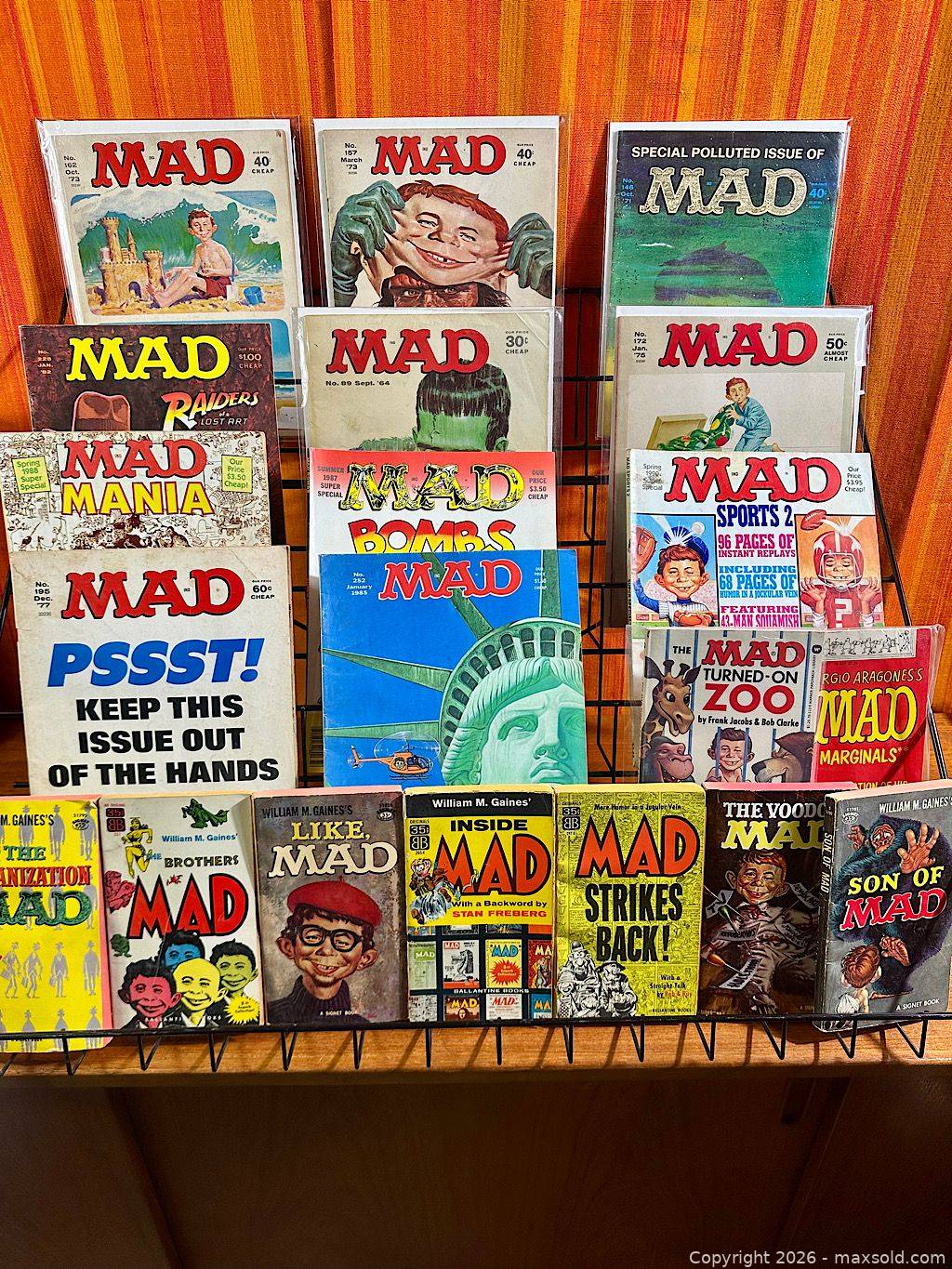 Vintage MAD magazines & paperbacks | Maxsold