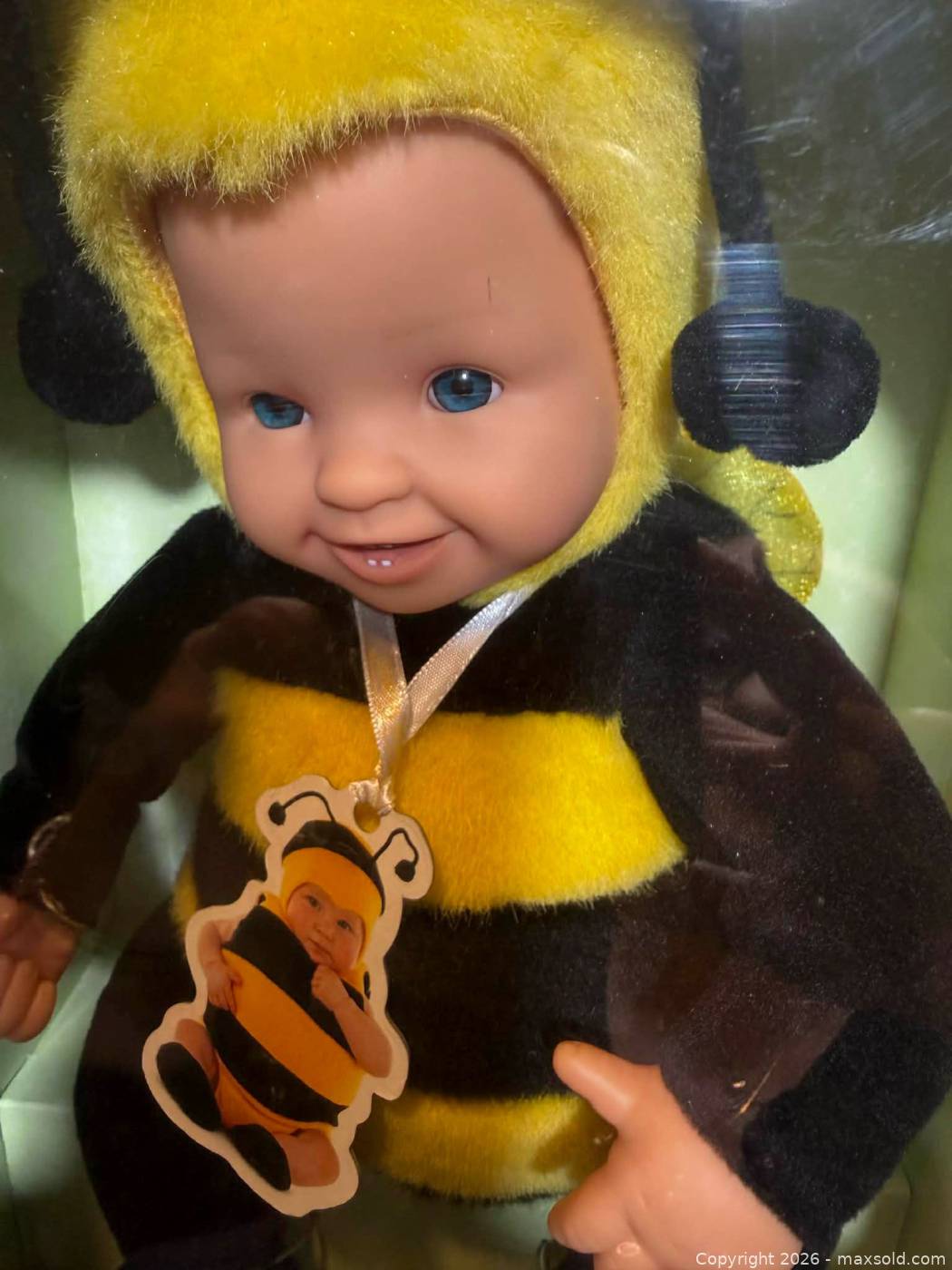 Anne Geddes Bumble Bee Baby Doll in Box | Maxsold