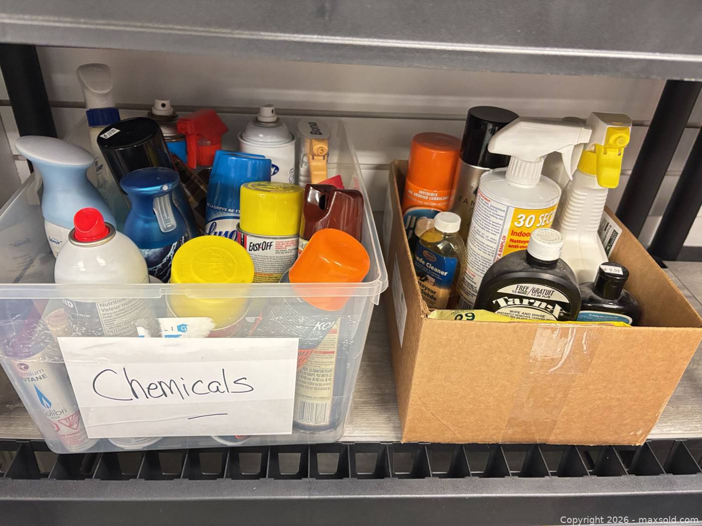 Assorted Cleaning Chemicals and Supplies | Maxsold