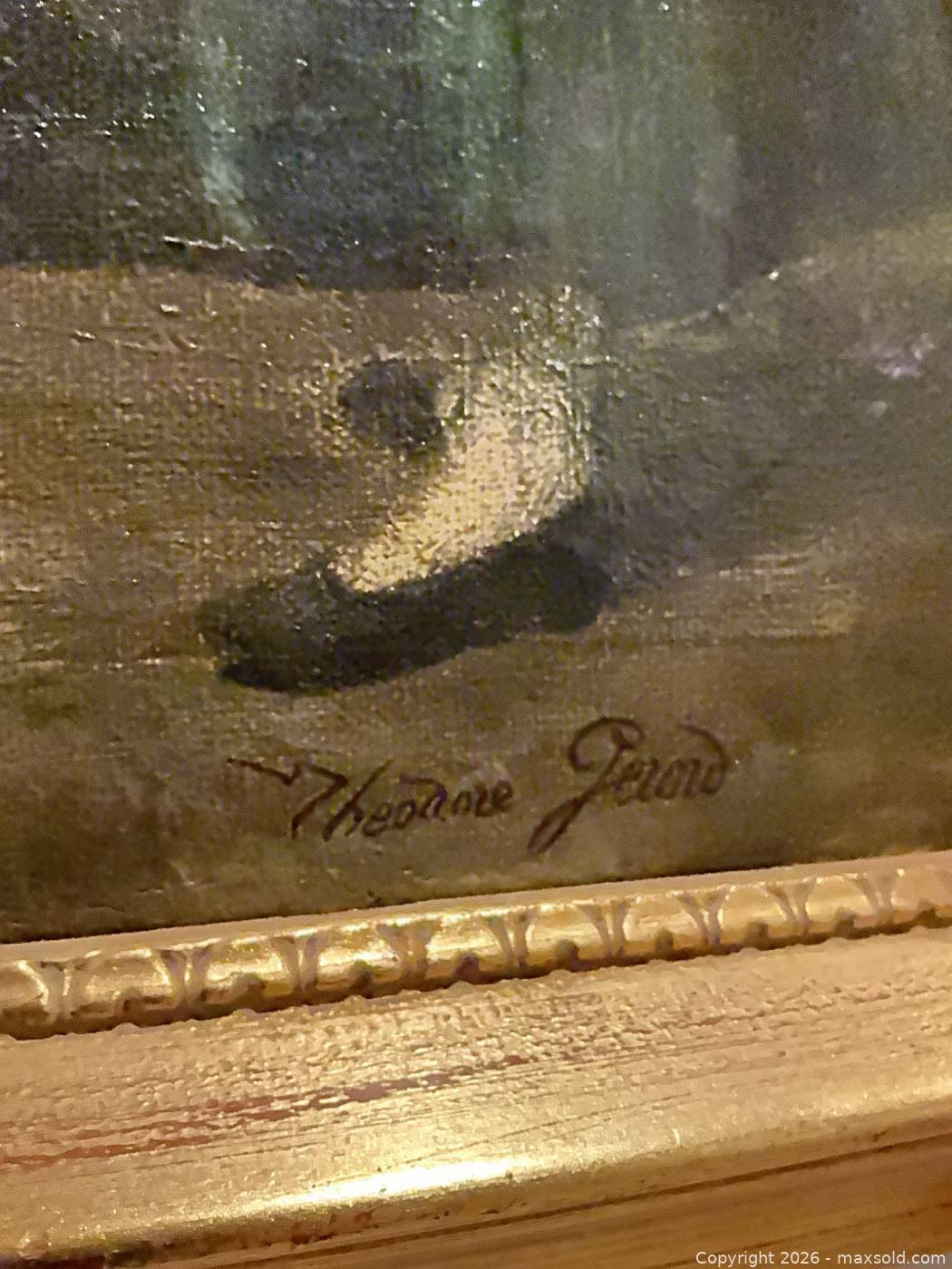 Signed Theodore Gerard Oil Painting | Maxsold