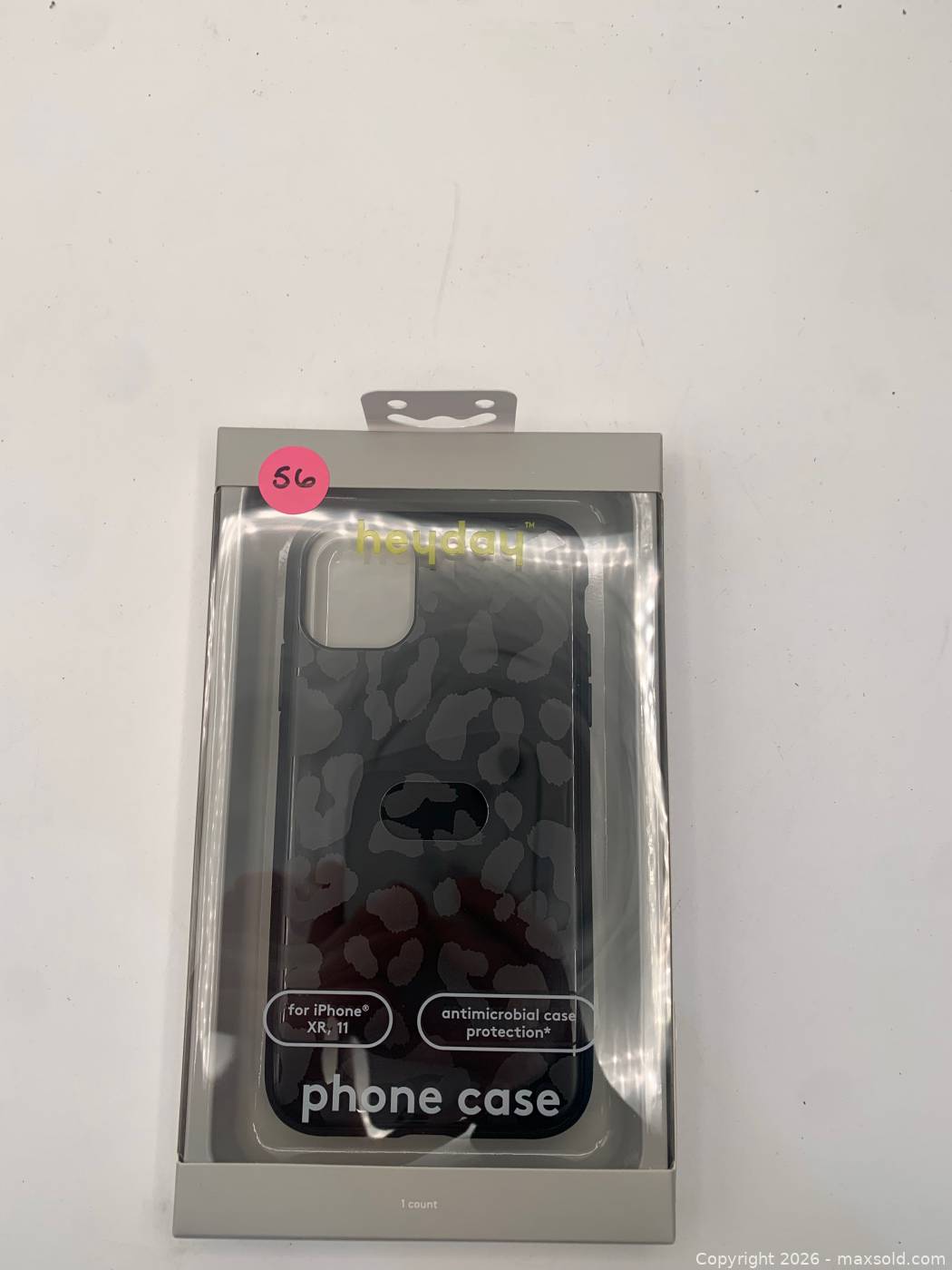 heyday iPhone XR/11 phone case black leopard | Maxsold