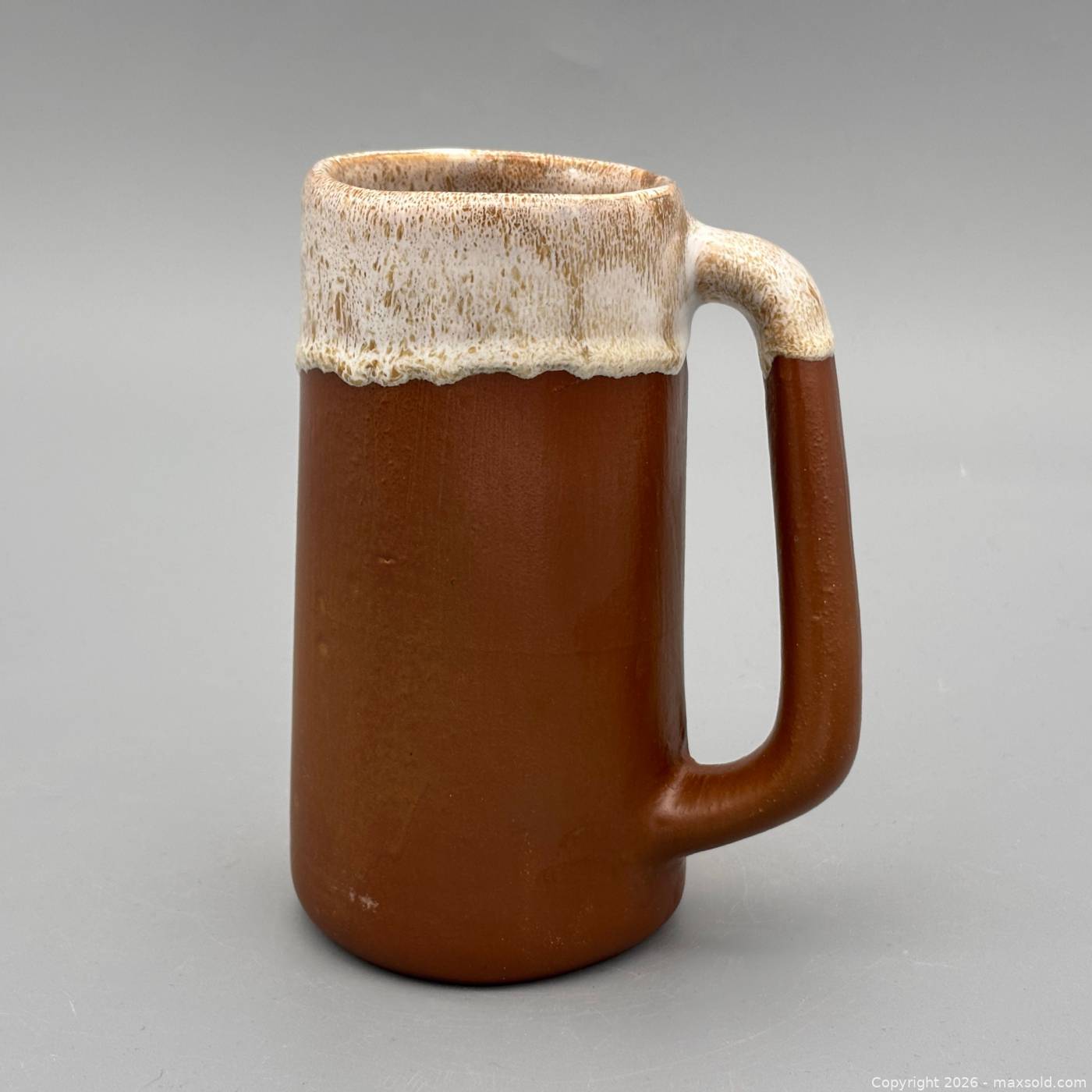 Set of 4 Brown Stoneware Steins | Maxsold