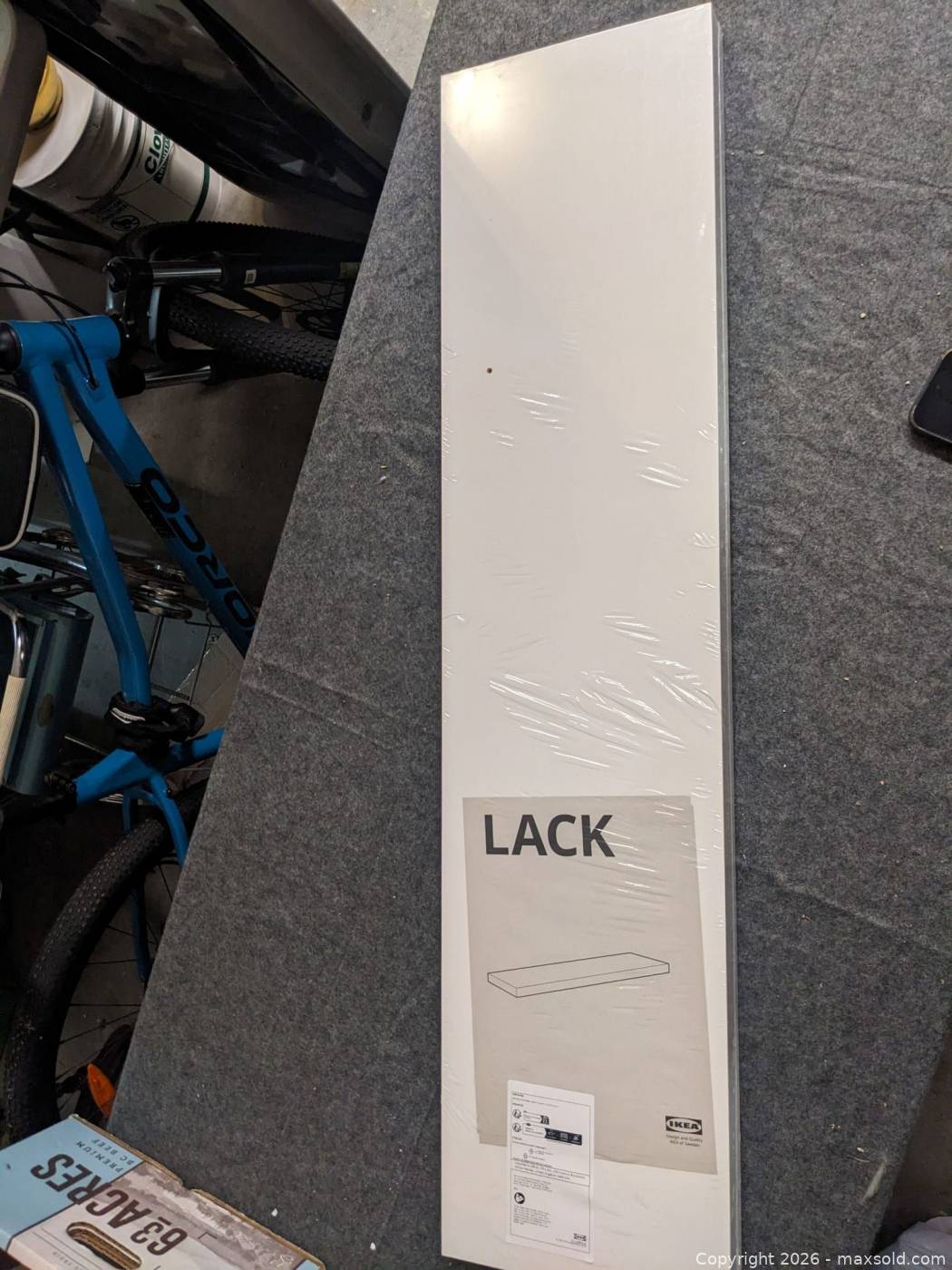 IKEA LACK white wall shelf | Maxsold