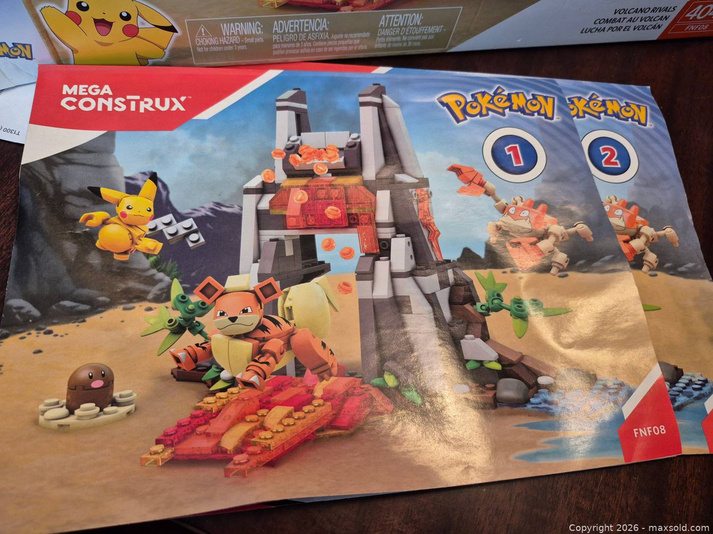 Mega Construx Pokémon Volcano Rivals Set FNF08 | Maxsold