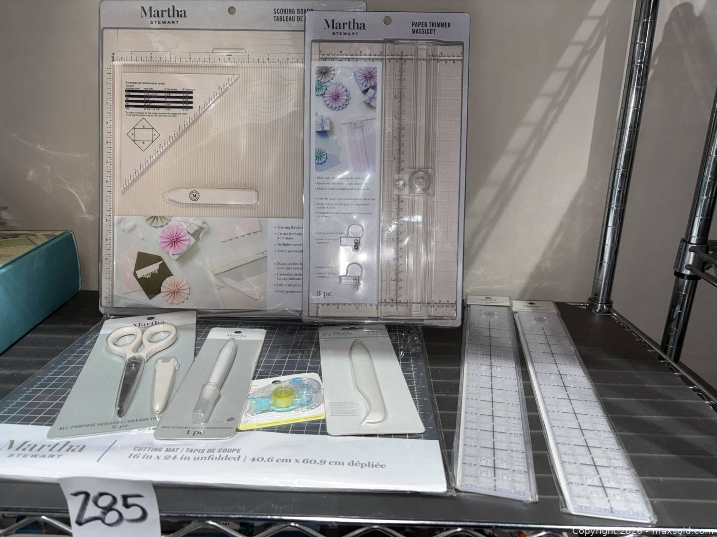 Martha Stewart crafting tools bundle with 16x24 cutting mat | Maxsold