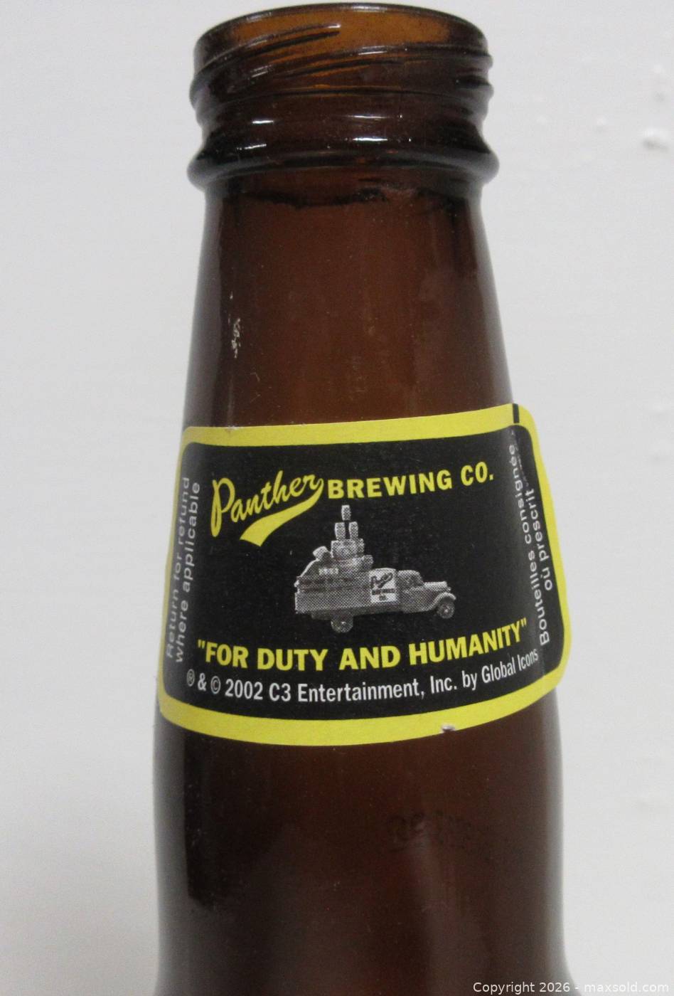 Panther Brewing Co. The Three Stooges beer bottle | Maxsold