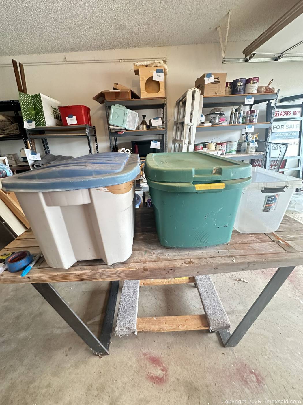 Hefty plastic storage totes, 3 pieces | Maxsold