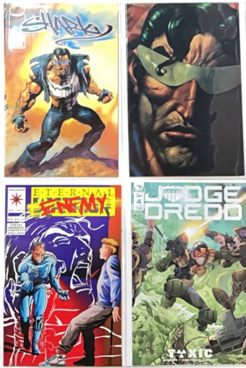 4 bagged single-issue comics Image Valiant IDW | Maxsold