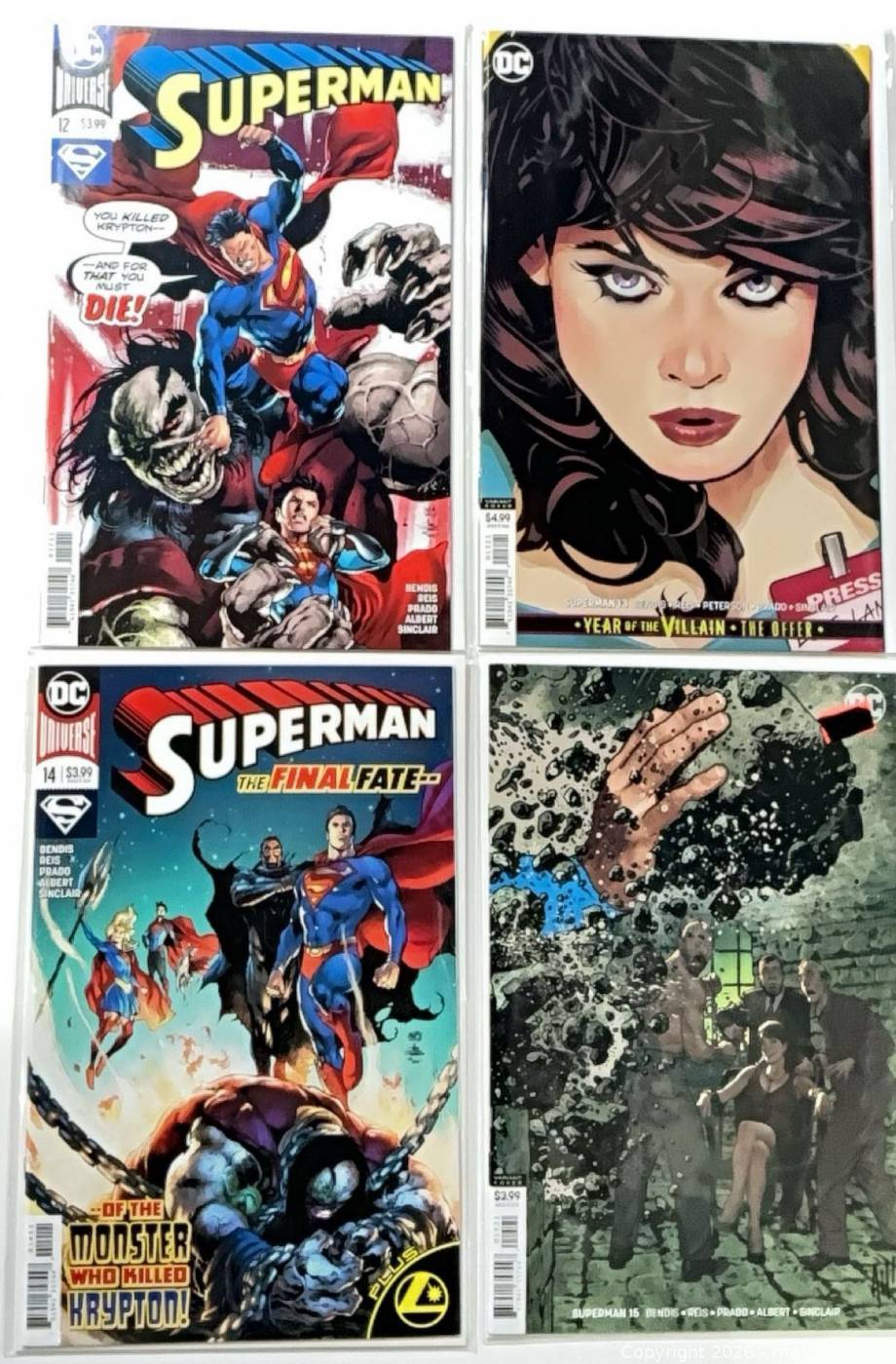 Superman Issues 12-15 Bagged & Boarded | Maxsold
