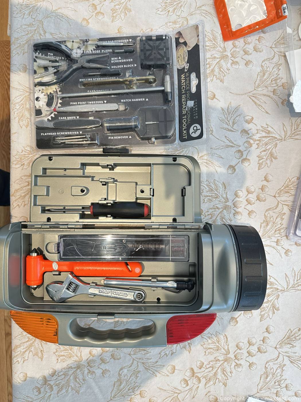 16-Piece Watch Toolkit & Automotive Repair Kit | Maxsold