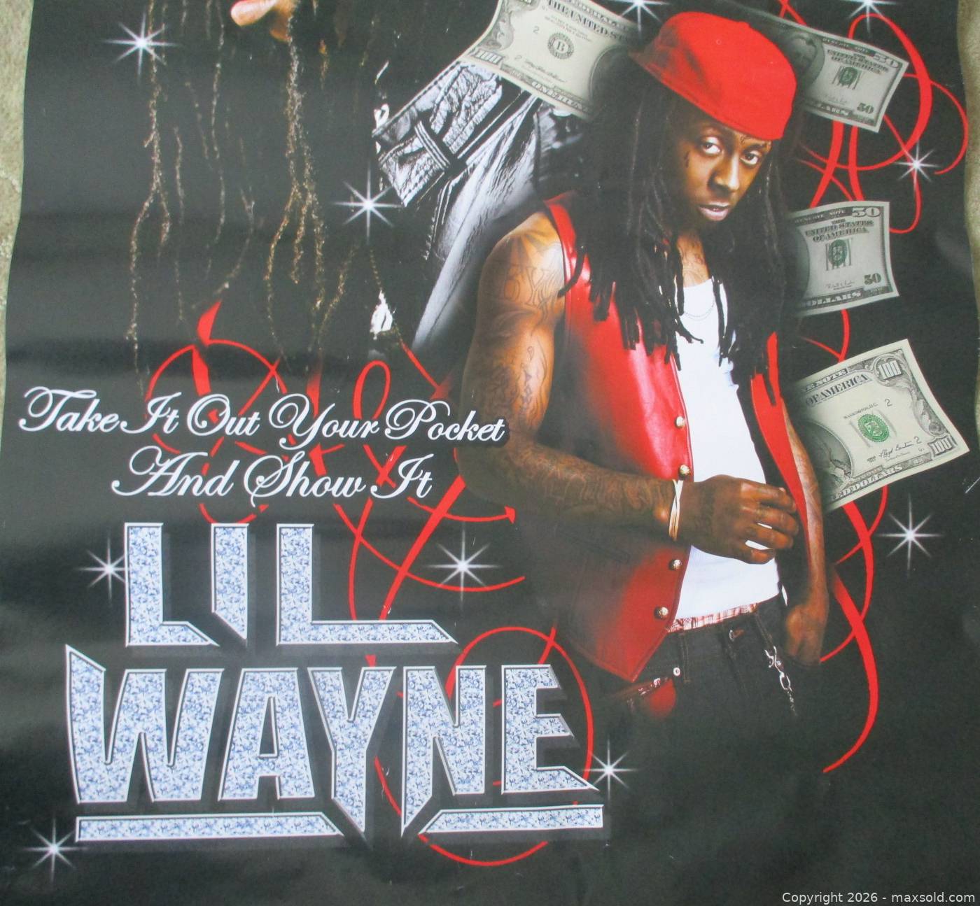 Vintage Lil Wayne 36" x 24" poster | Maxsold