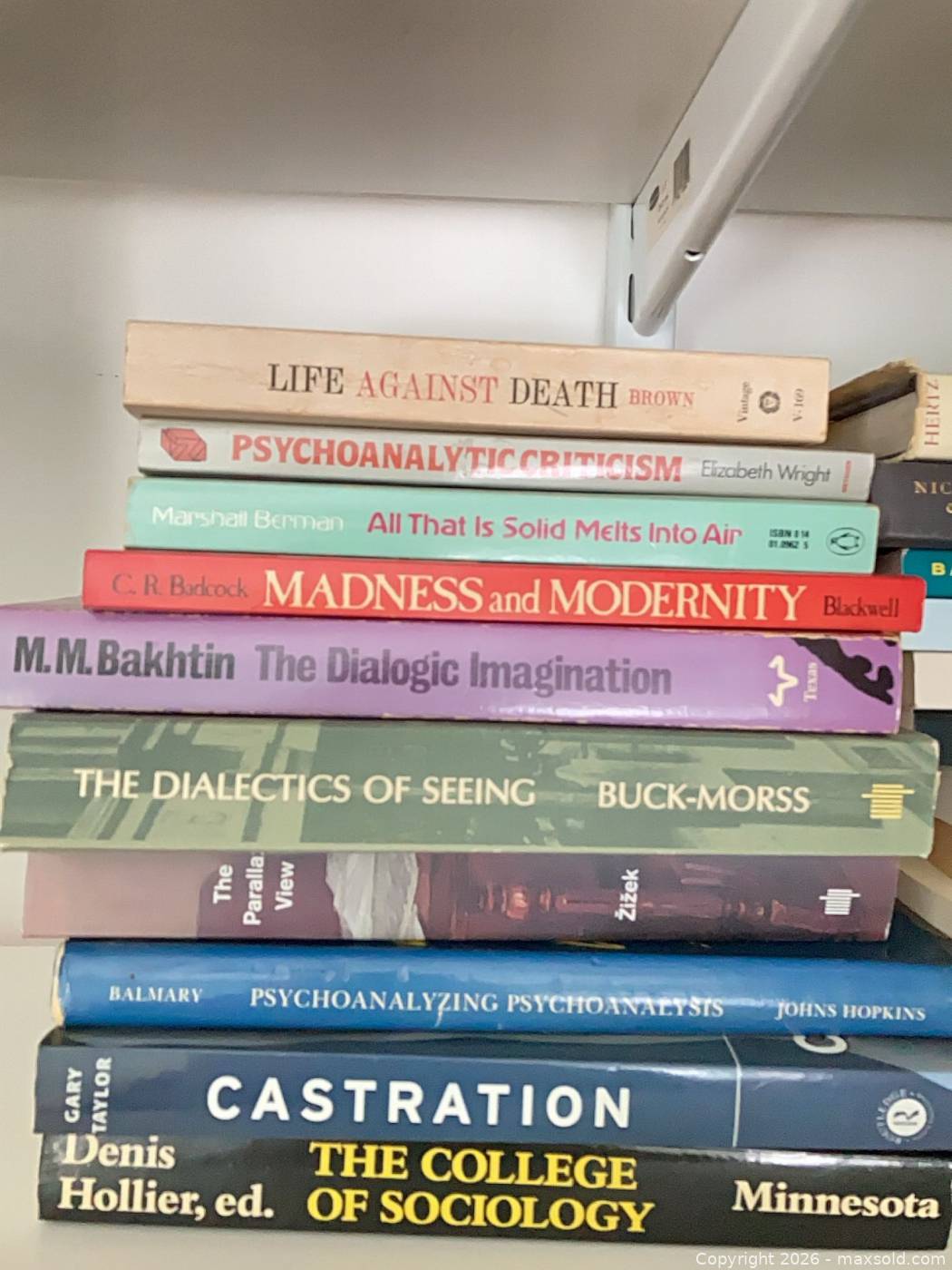 Psychoanalysis Books | Maxsold