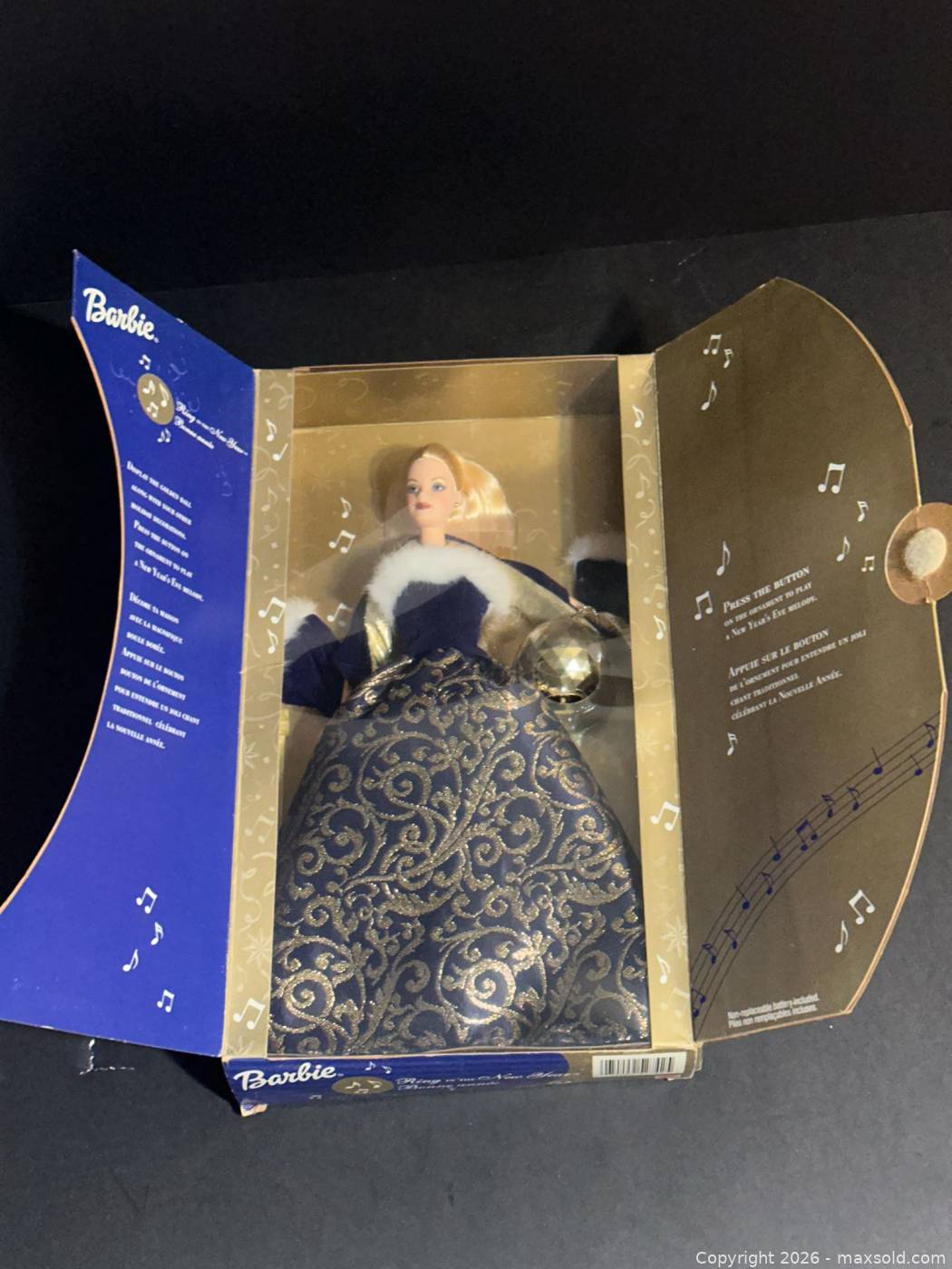 Barbie Ring In The New Year Musical Ornament 2001 Special Edition ...